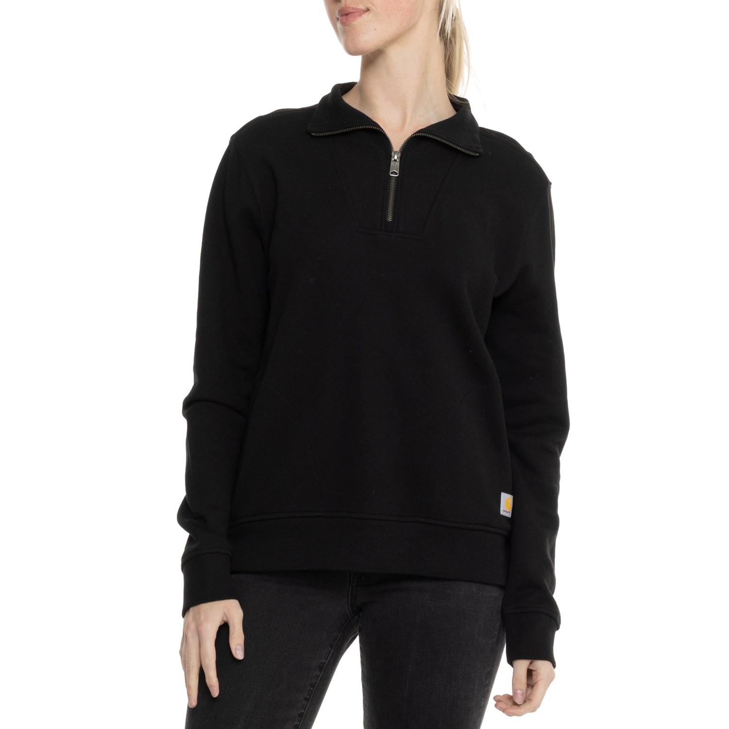 Carhartt 106451 TENCEL® Fiber Series Relaxed Fit Sweatshirt - Zip Neck ...