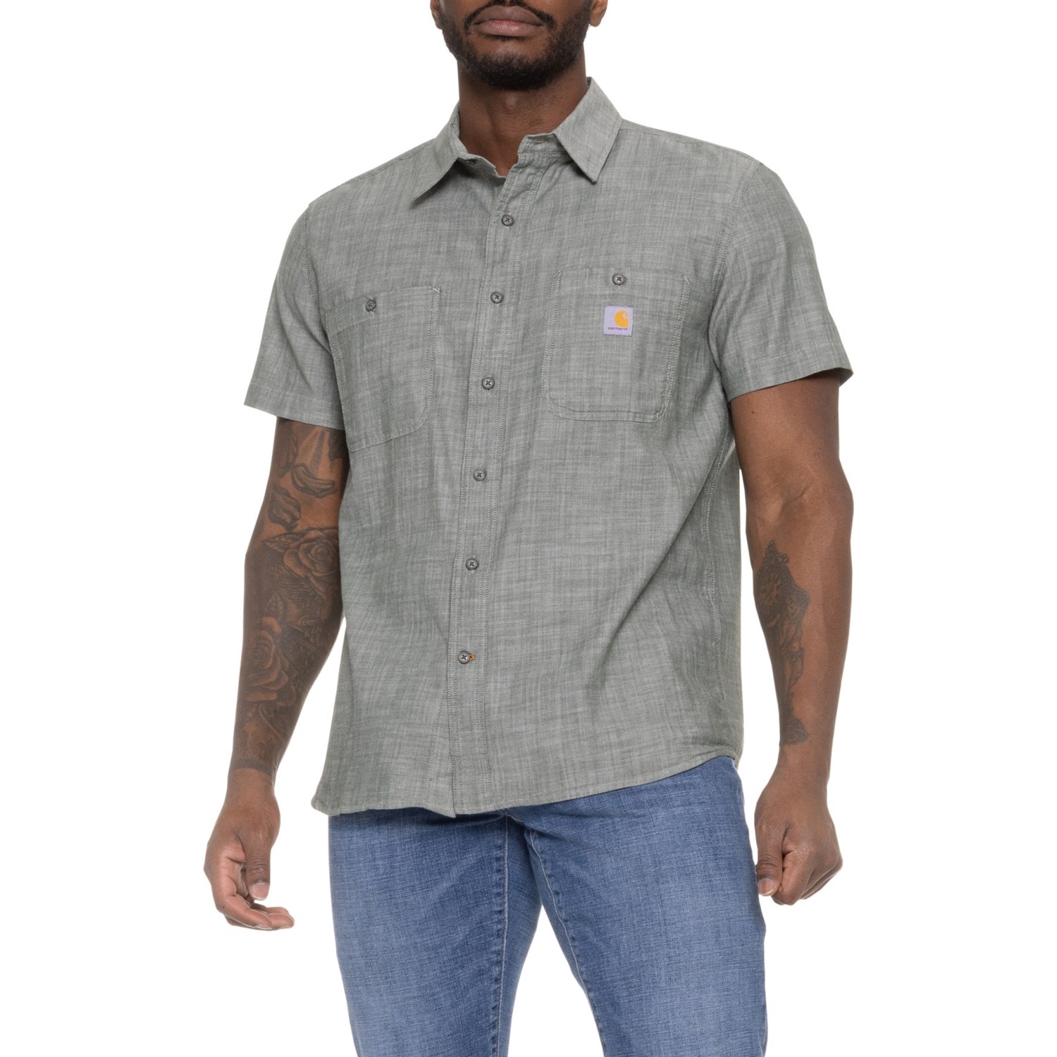 Carhartt 106745 Rugged Flex® Relaxed Fit Lightweight Plaid Shirt ...