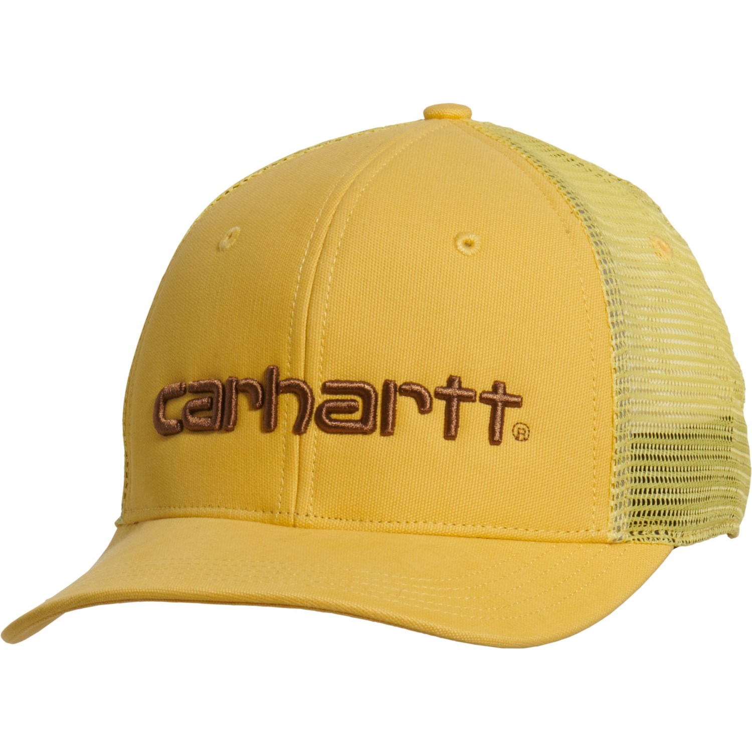 Carhartt 195836 Mesh-Back Logo Graphic Baseball Cap (For Men)