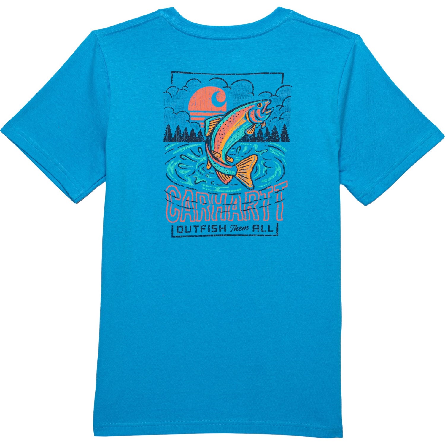 Carhartt Big Boys CA6360 Outfish T-Shirt - Short Sleeve