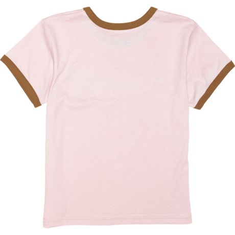 Carhartt Big Girls CA7110 Ringer Logo T-Shirt - Short Sleeve