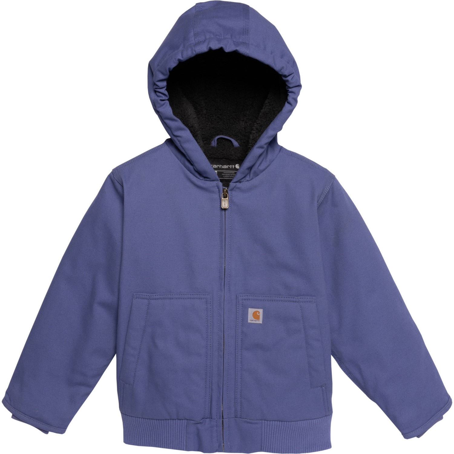 Carhartt Big Girls CP9564 Active Hooded Canvas Jacket - Insulated