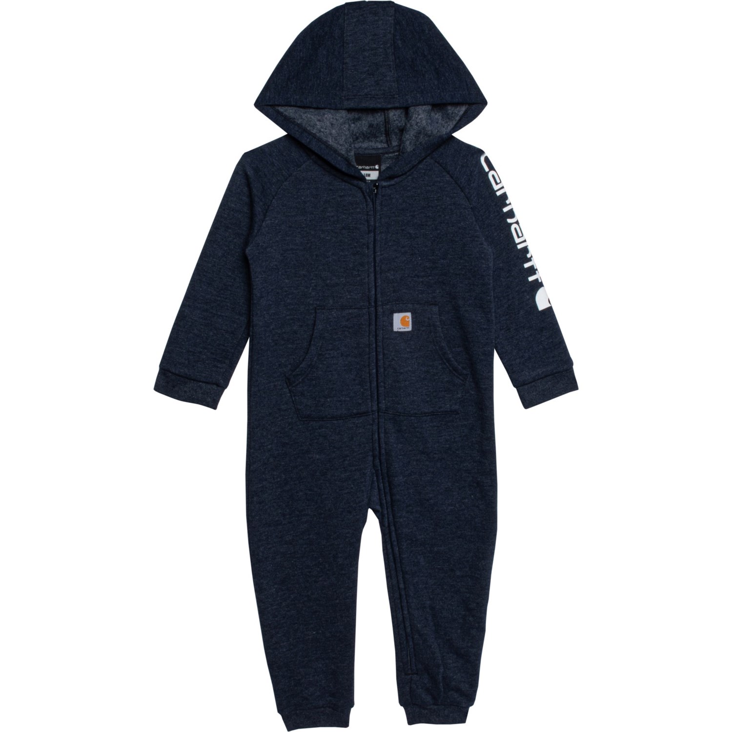 Carhartt Infant Girls CM8717 Zip-Front Coveralls - Long Sleeve