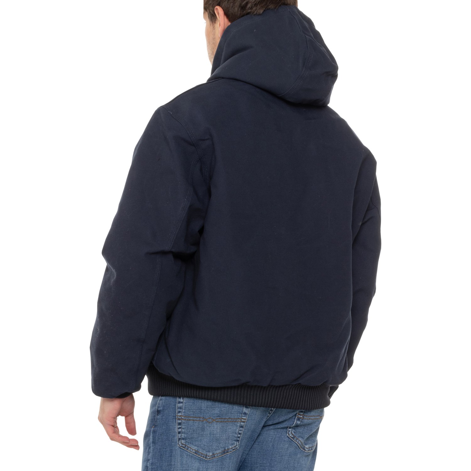 Carhartt J140 Big and Tall Firm Duck Active Flannel-Lined Jacket ...