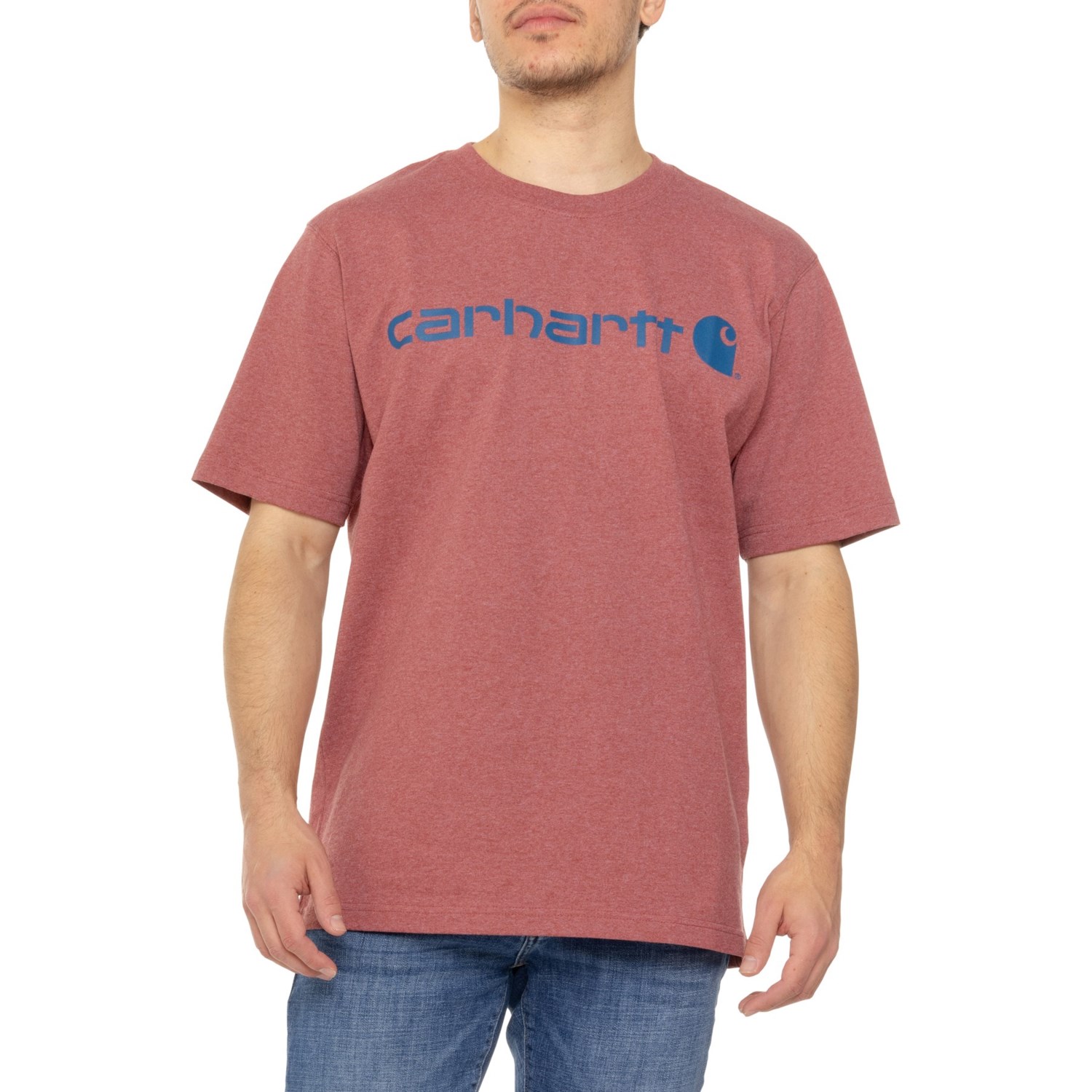 Carhartt K195 Loose Fit Heavyweight Logo Graphic T-Shirt - Short Sleeve