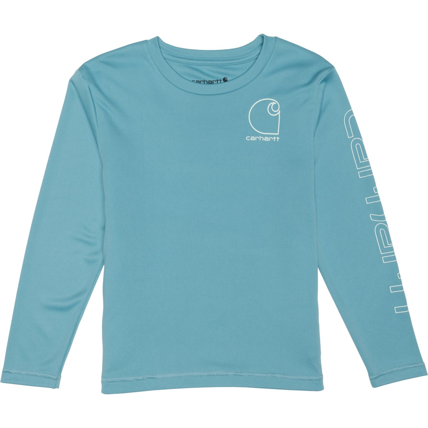 Carhartt Little Boys CA6695 Force® Sun Defender T-Shirt - UPF 50+, Long ...