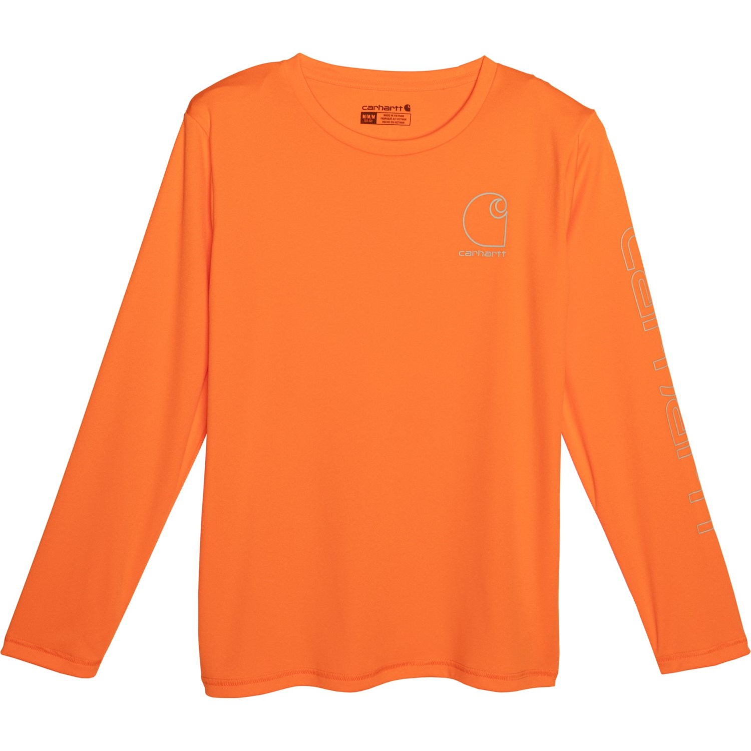Carhartt Little Boys CA6695 Force® Sun Defender T-Shirt - UPF 50+, Long ...