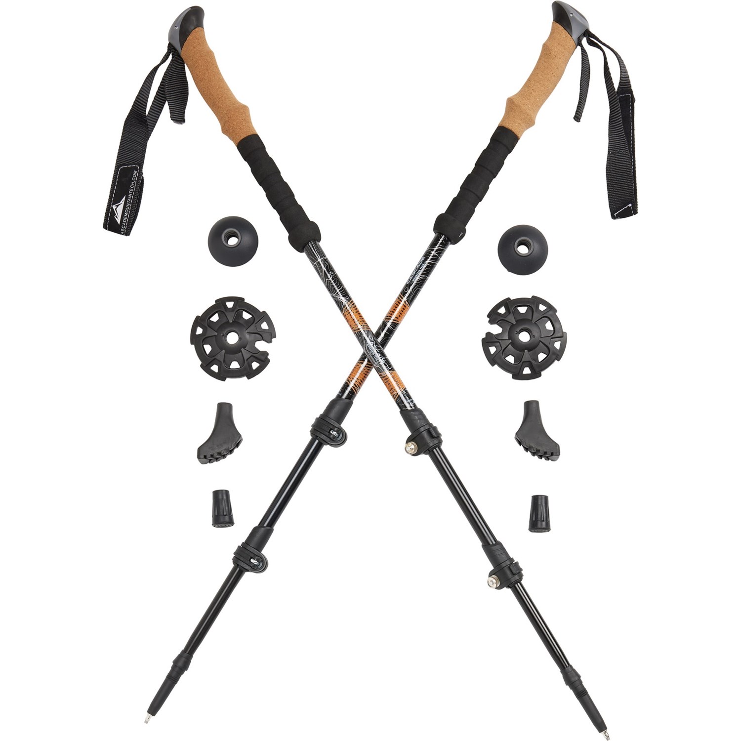 CASCADE MOUNTAIN TECH Aluminum Trekking Poles - Pair - Save 48%