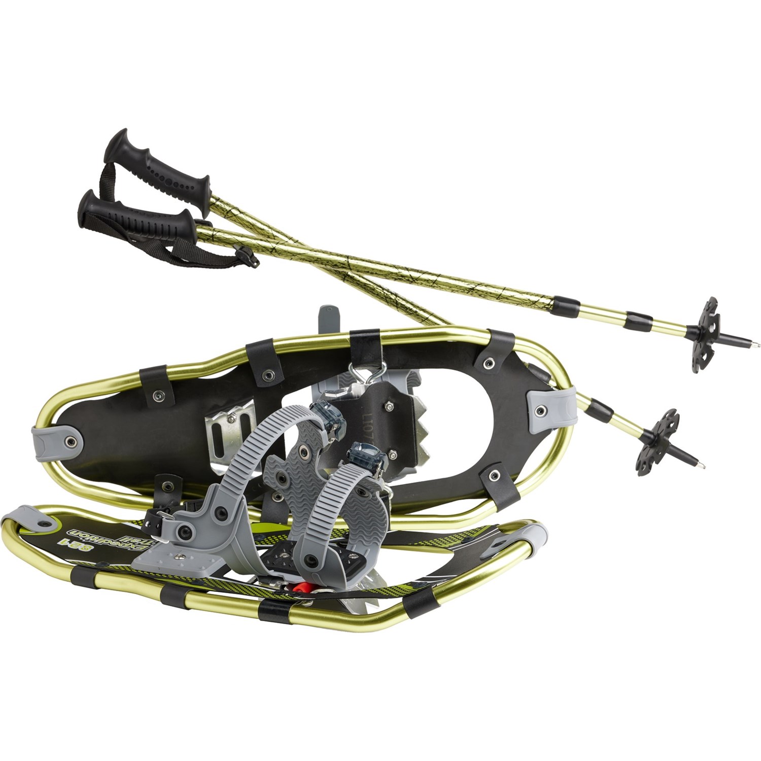 CASCADE MOUNTAIN TECH Expedition Trail Series Snowshoe Kit (For Men and ...