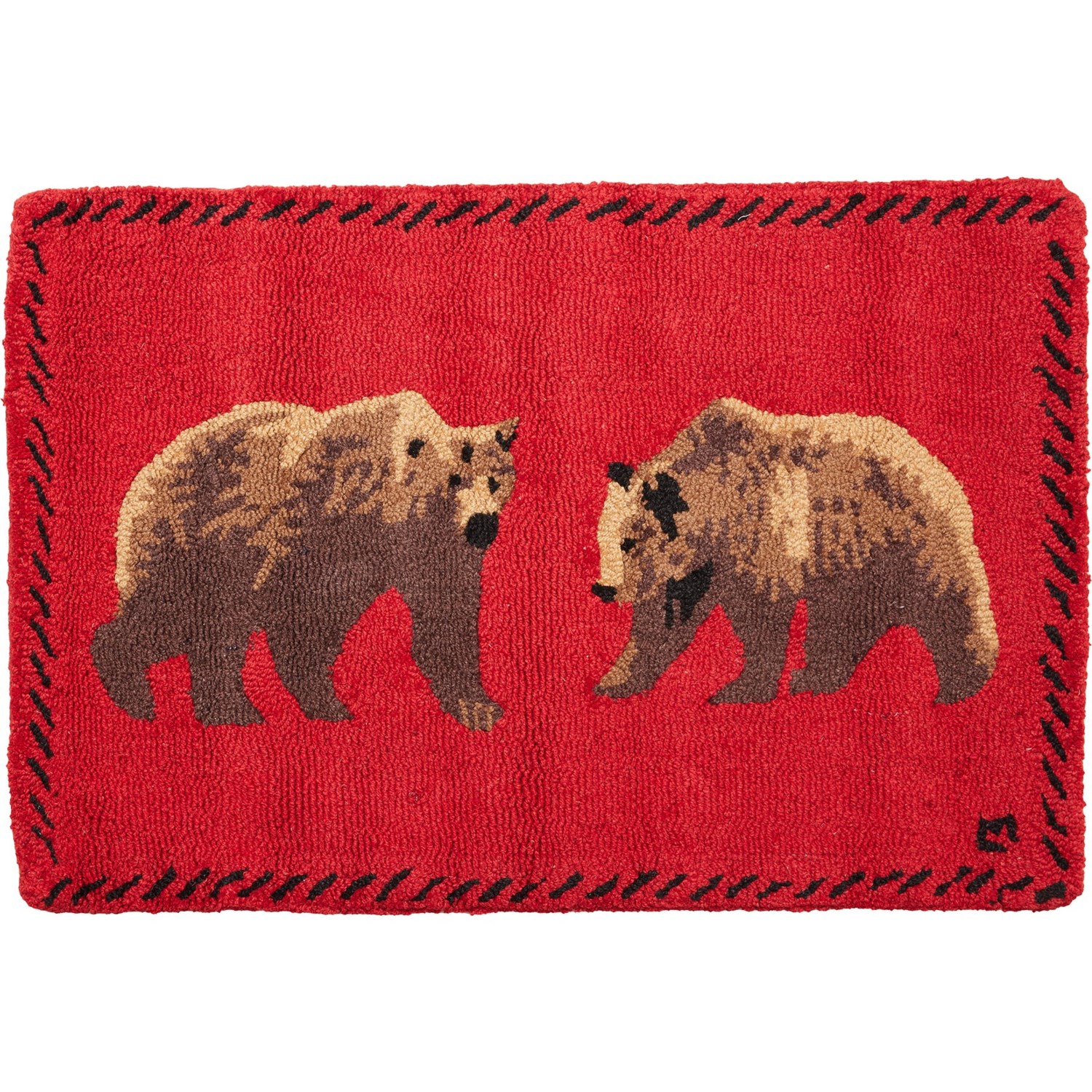 Chandler 4 Corners Big Bears Hand-Hooked Wool Rug - 2x3’ - Save 63%