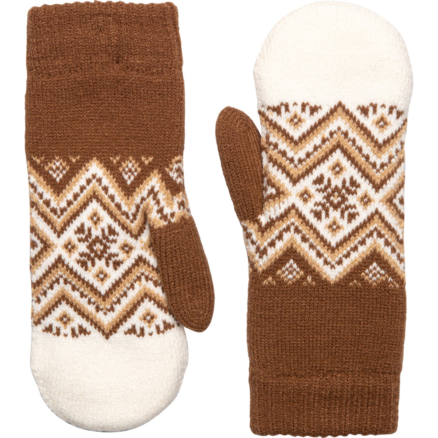 Chaos Snowflake Knit Mittens (For Women) - Save 35%
