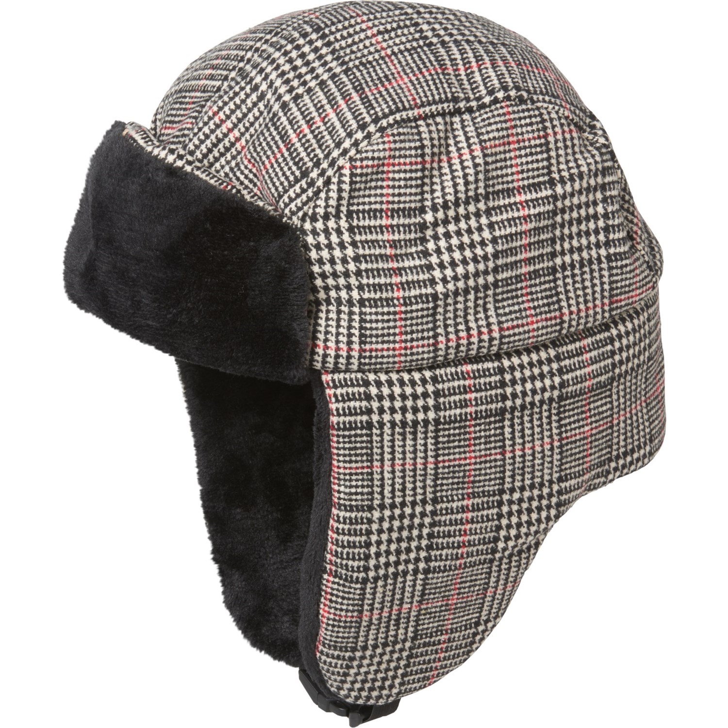 Chaos Wool-Blend Houndstooth Check Trapper Hat (For Men) - Save 58%