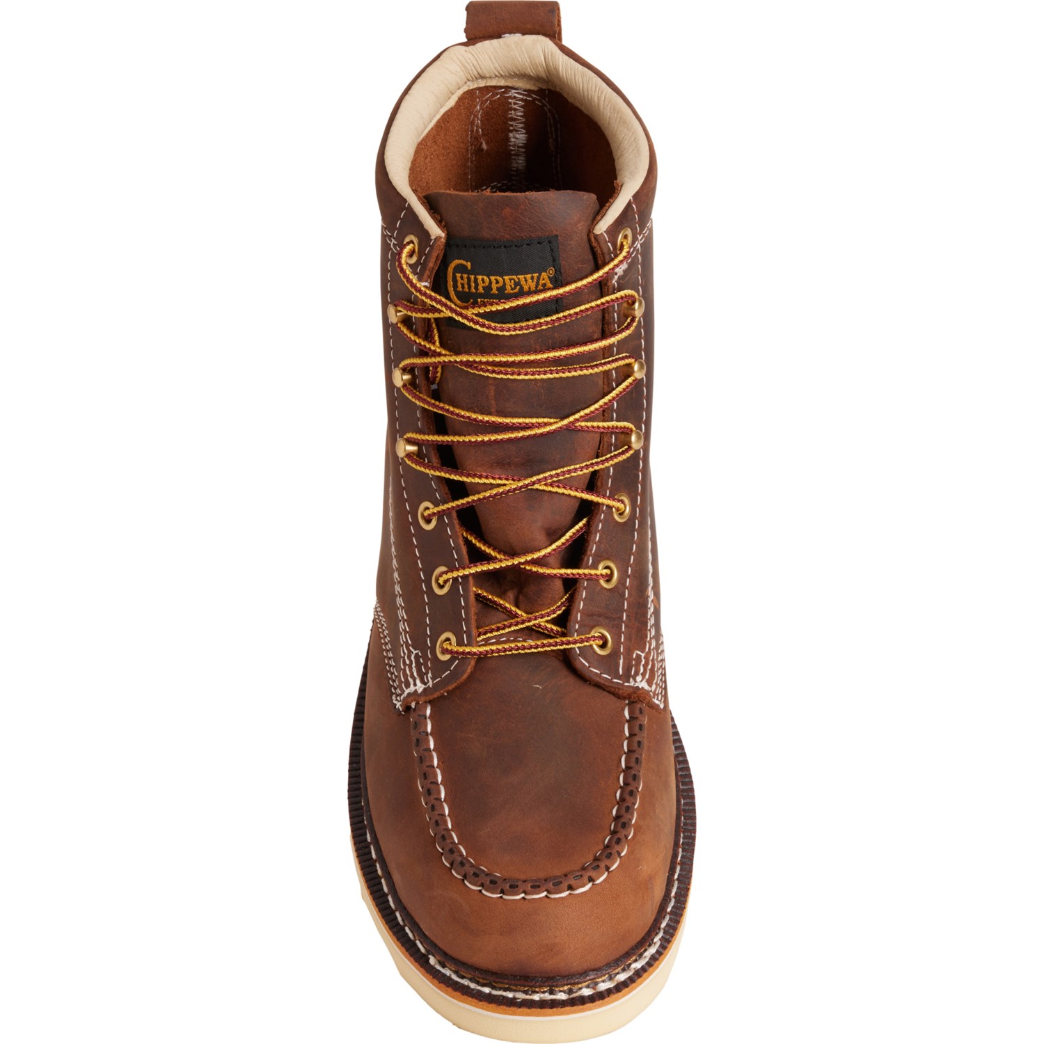 Chippewa Edge Walker 6” Lace Up Moc Toe Wedge Boots (For Men) - Save 41%