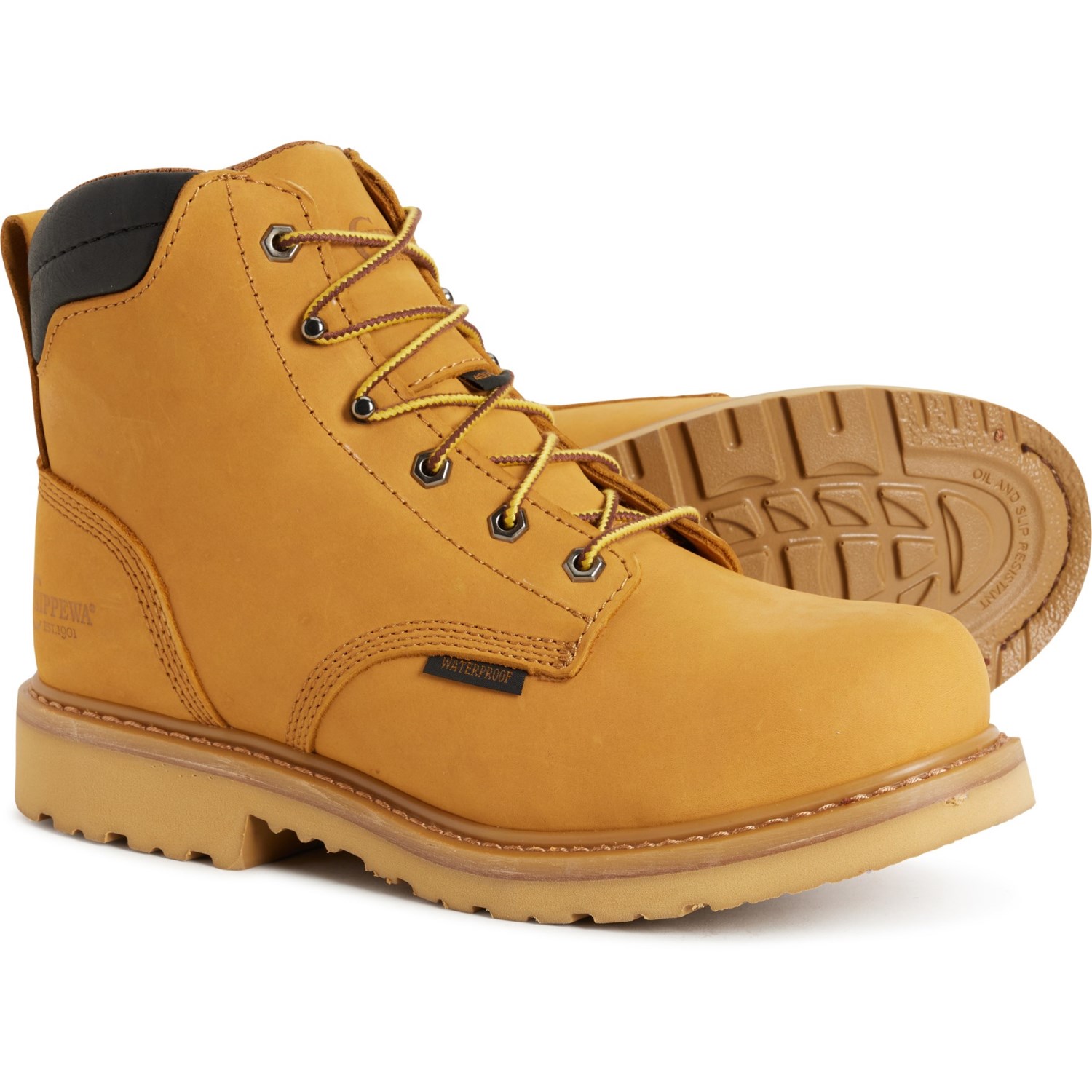 Chippewa Northbound 6” Work Boots (For Men) - Save 50%