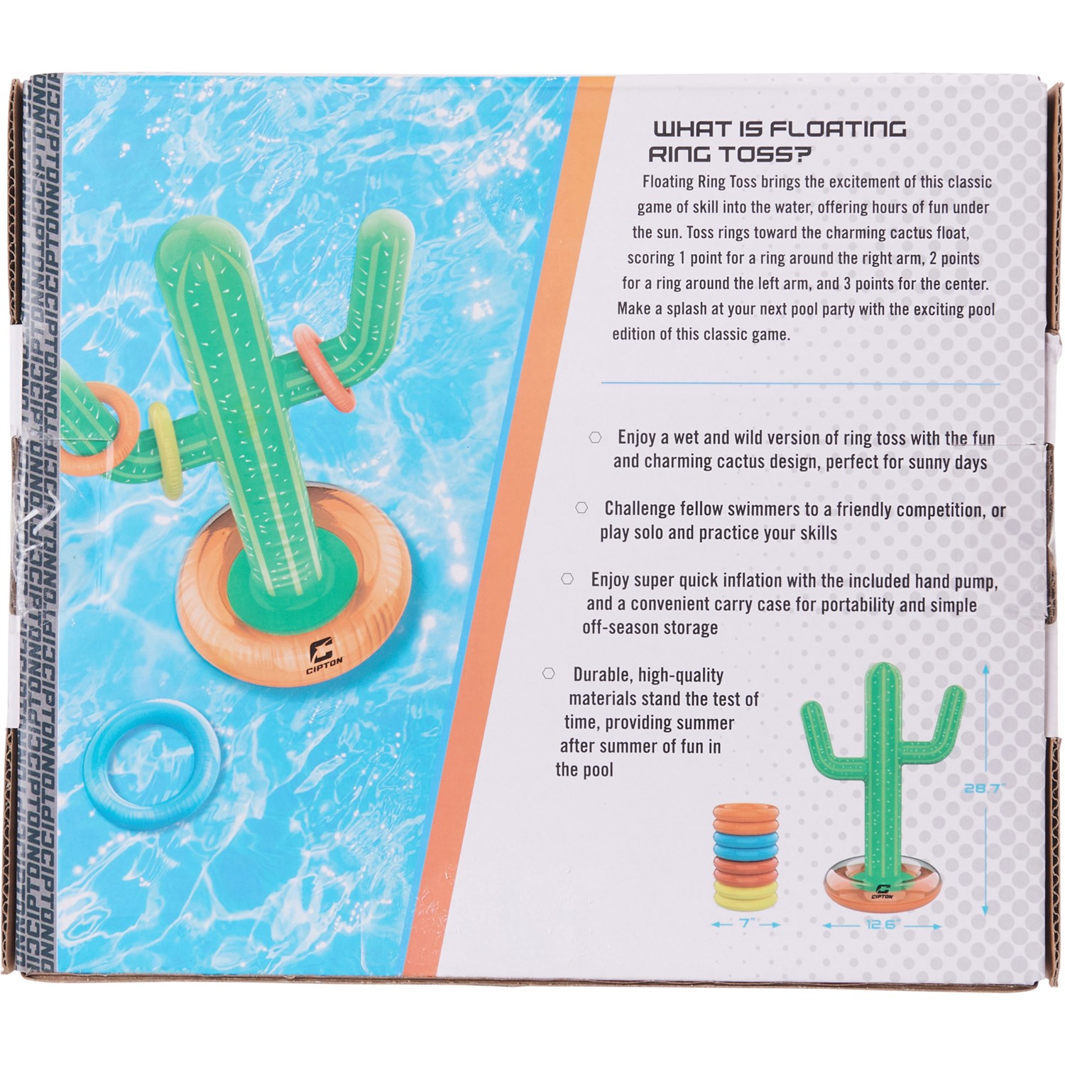 Cipton Pool Edition Floating Pong Table Game - Inflatable - Save 65%