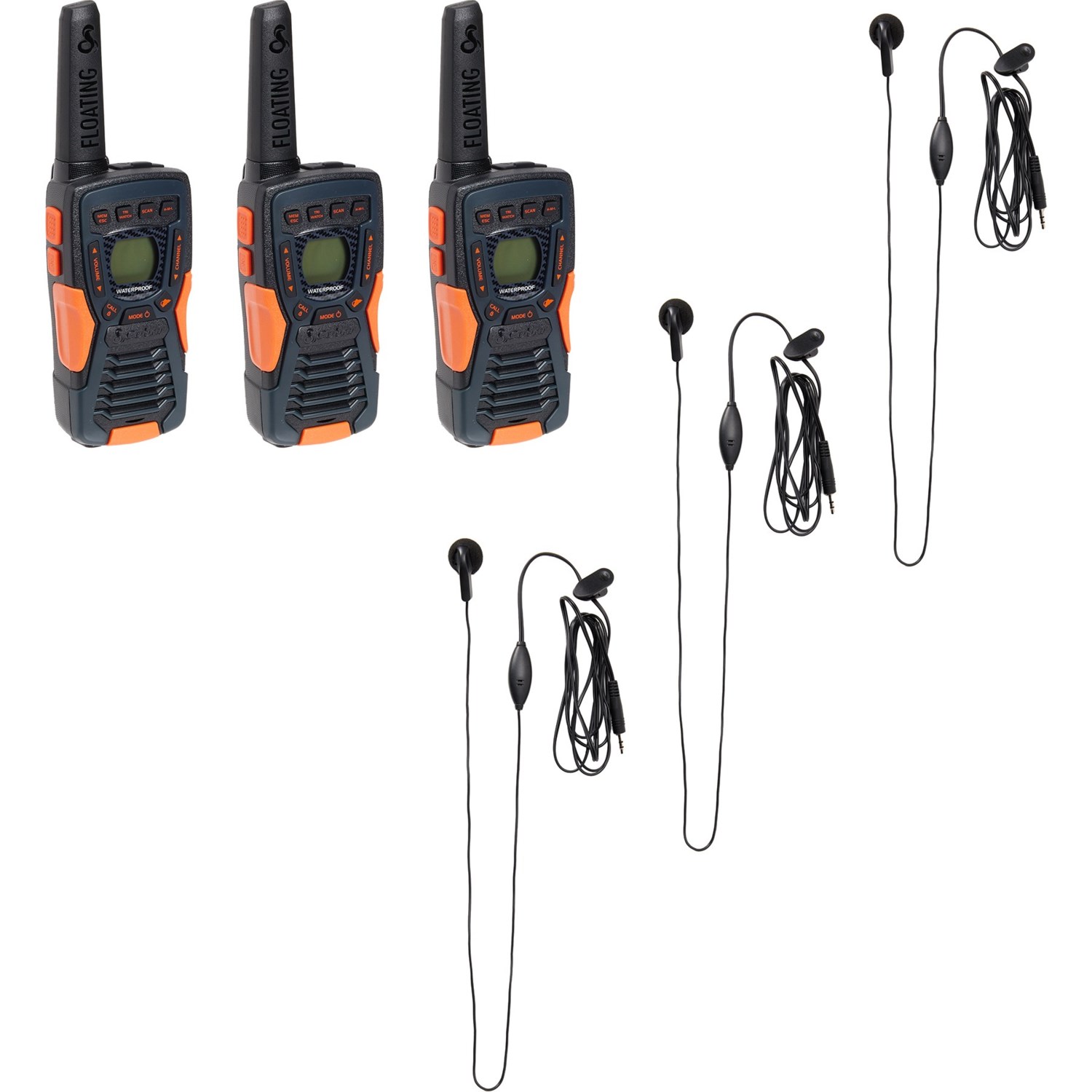 Cobra Emergency Two-Way Walkie Talkies - 3-Pack - Save 41%
