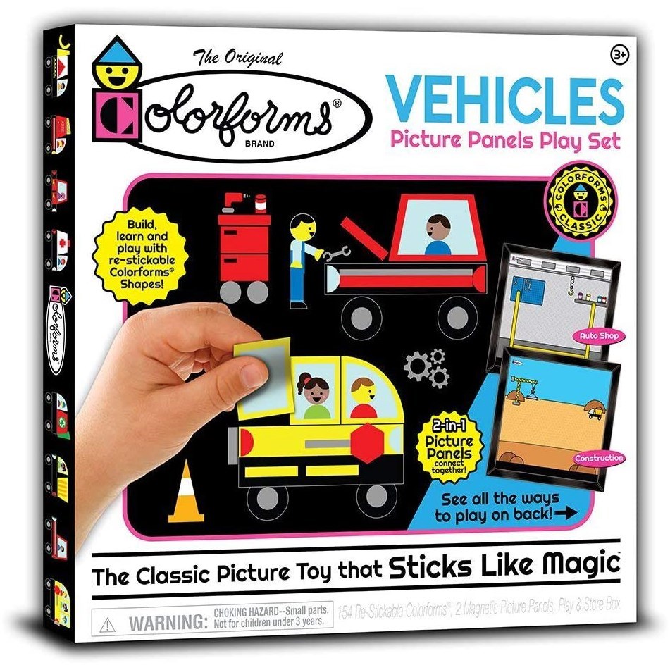 Colorforms Vehicles Reusable Sticker Play Set - Save 23%