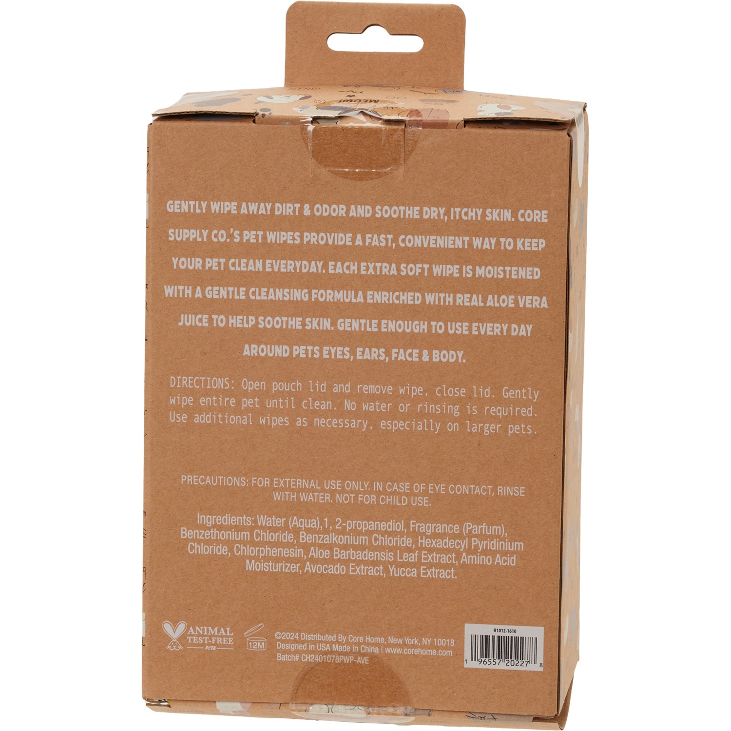 Core Supply Travel Pet Wipes - 10-Pack - Save 50%