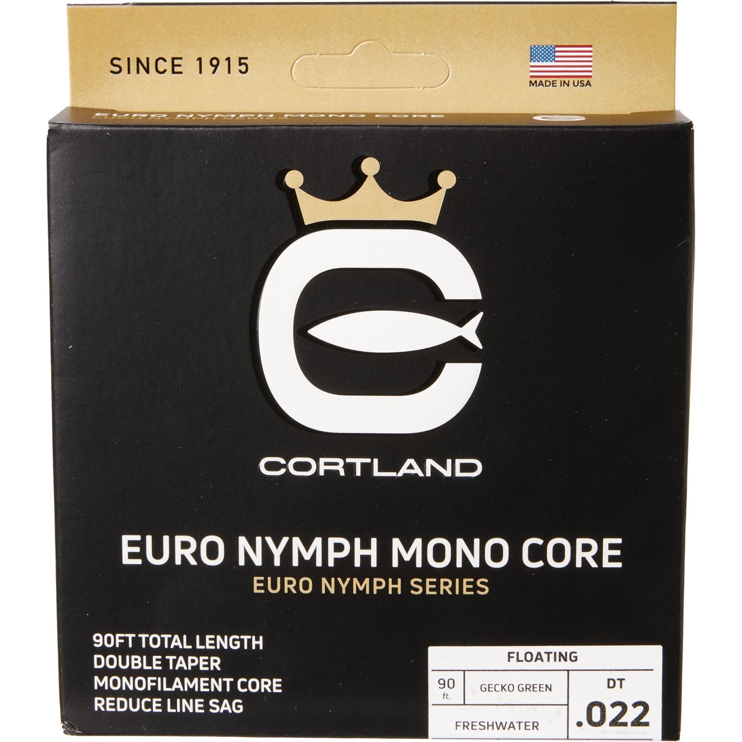 Cortland Euro Nymph Mono Core Freshwater Fly Line - 90’ - Save 54%