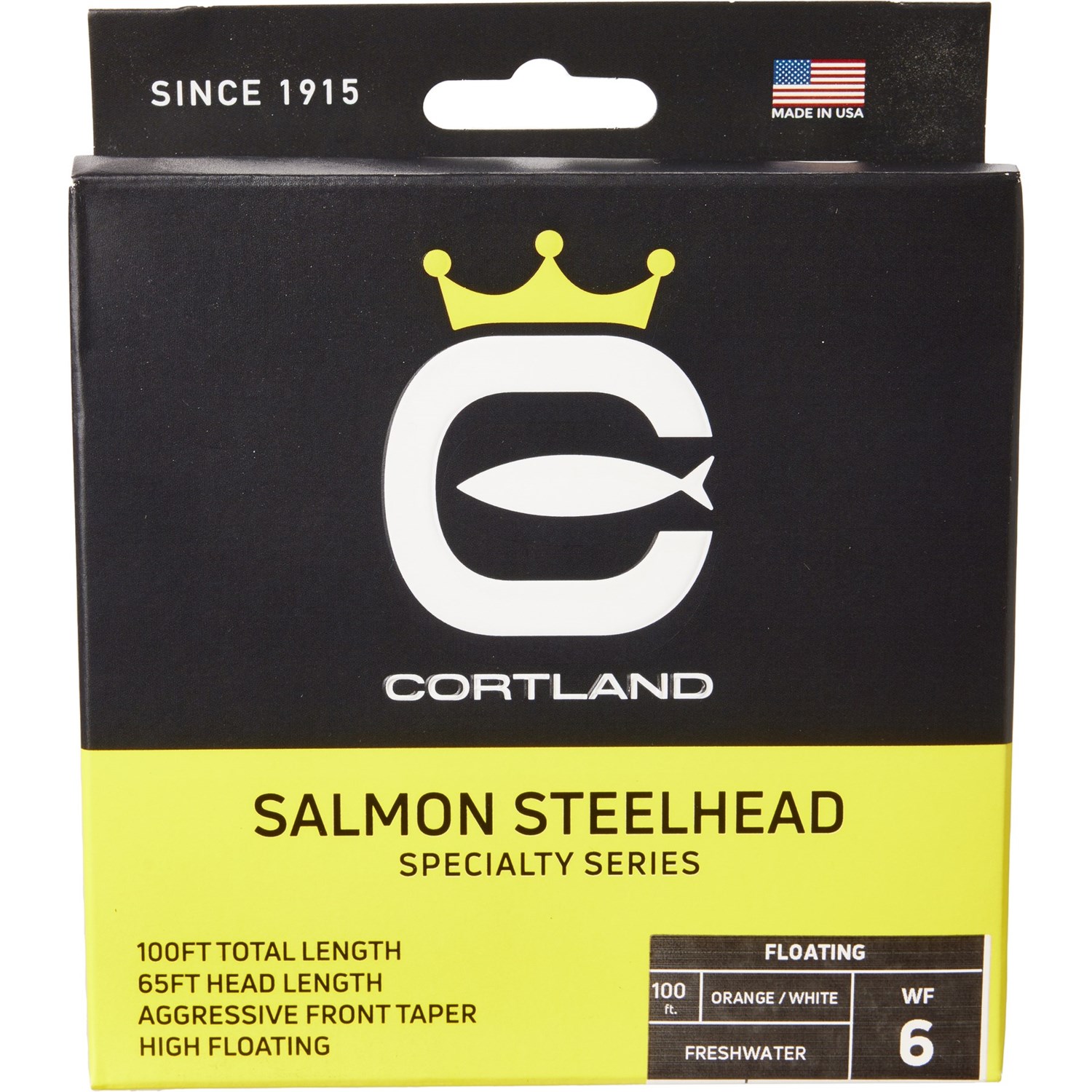 Cortland Salmon Steelhead Specialty Series Fly Line - 100’ - Save 55%