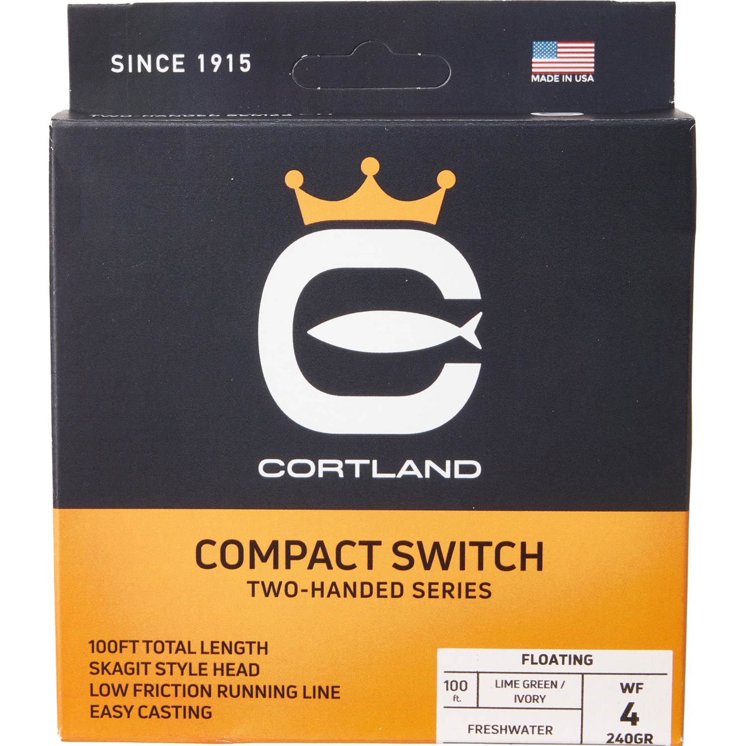 Cortland Two-Handed Compact Switch Fly Line - 100’ - Save 44%