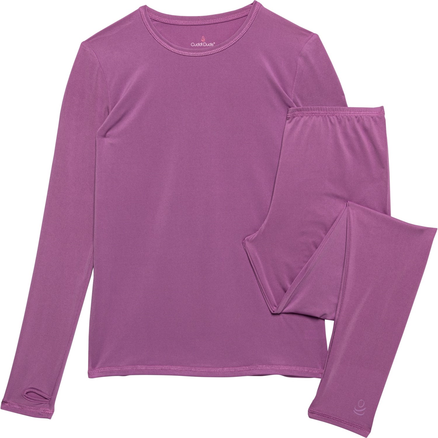Cuddl Duds Big Girls Comfortech® Base Layer Set - Long Sleeve