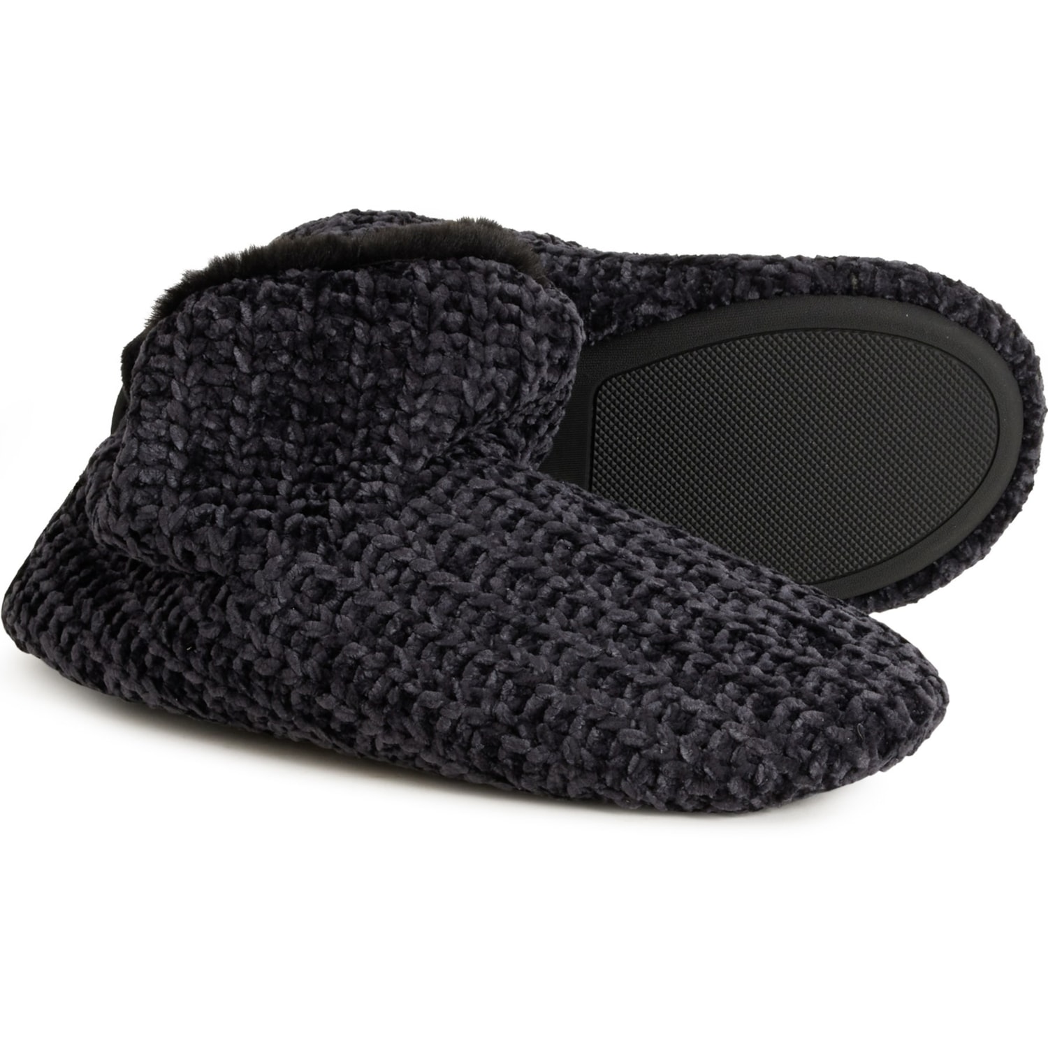 Dearfoams Chenille Bootie Slippers (For Women) - Save 48%