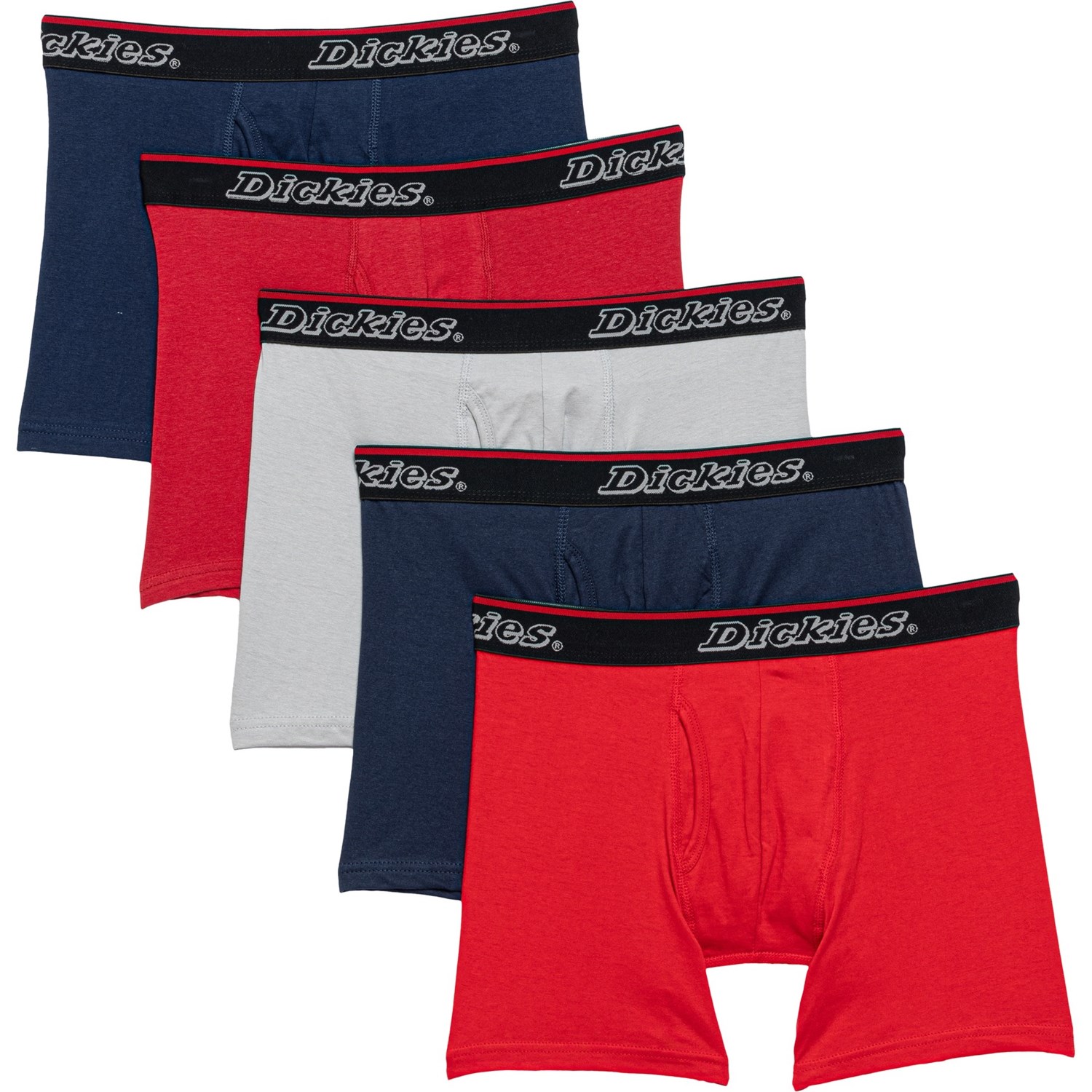 Dickies Cotton Boxer Briefs - 5-Pack - Save 50%