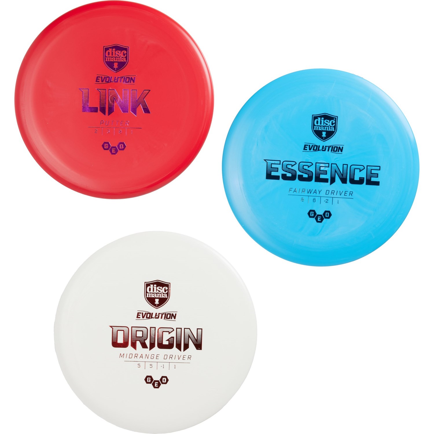 Discmania Evolution Disc Golf Set - 3-Pack - Save 63%