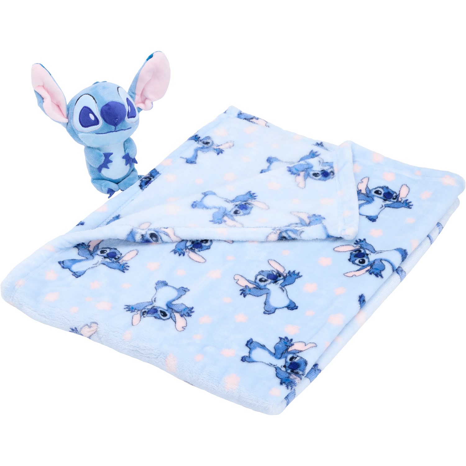 Disney Stitch Pet Throw Blanket with Plush Toy Set - 2-Piece - Save 31%