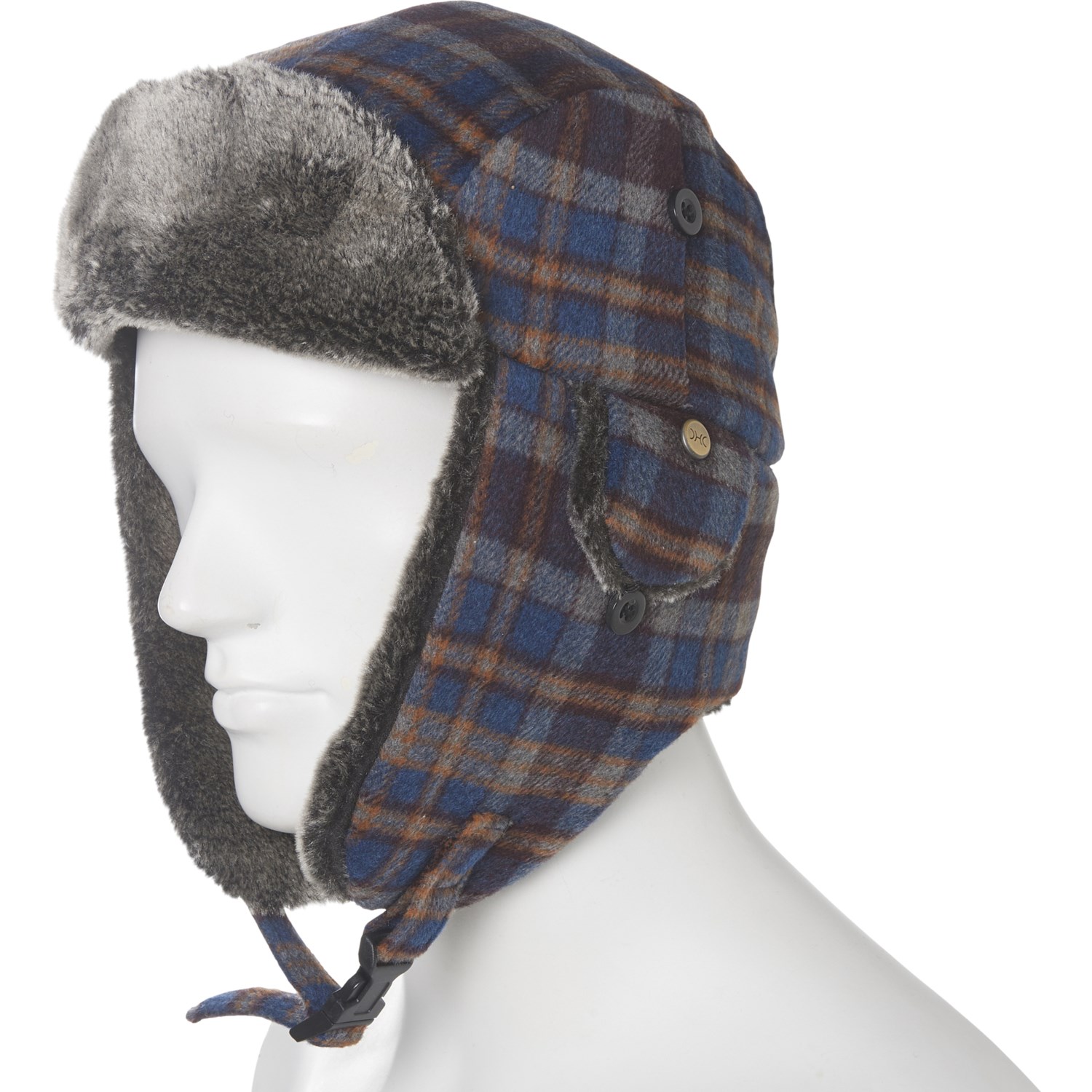 Dorfman Hat Co. Plaid Trapper Hat (For Men) - Save 50%