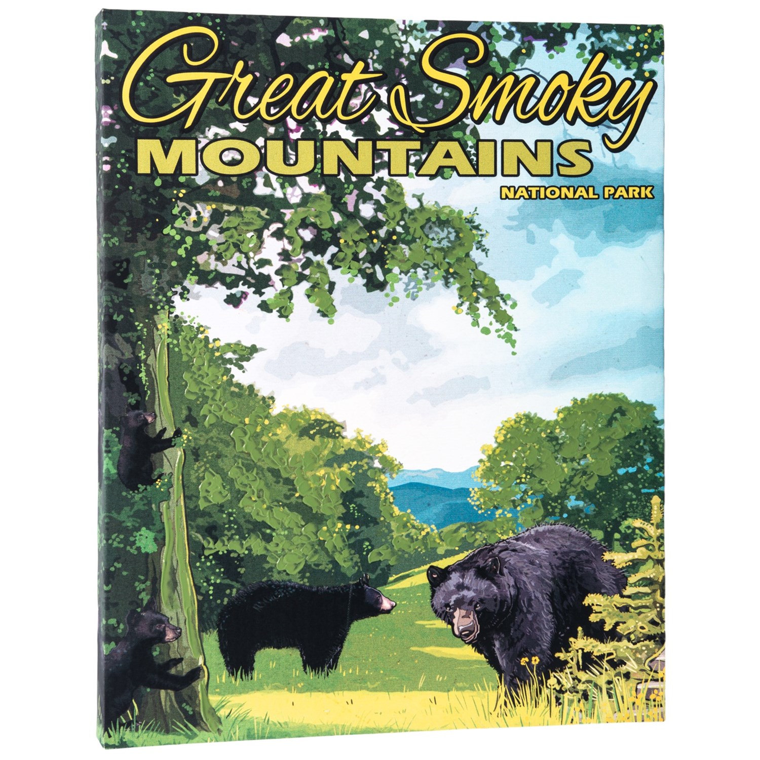 East Coast Graphics 16×20” “Great Smoky Mountains” Bears Print