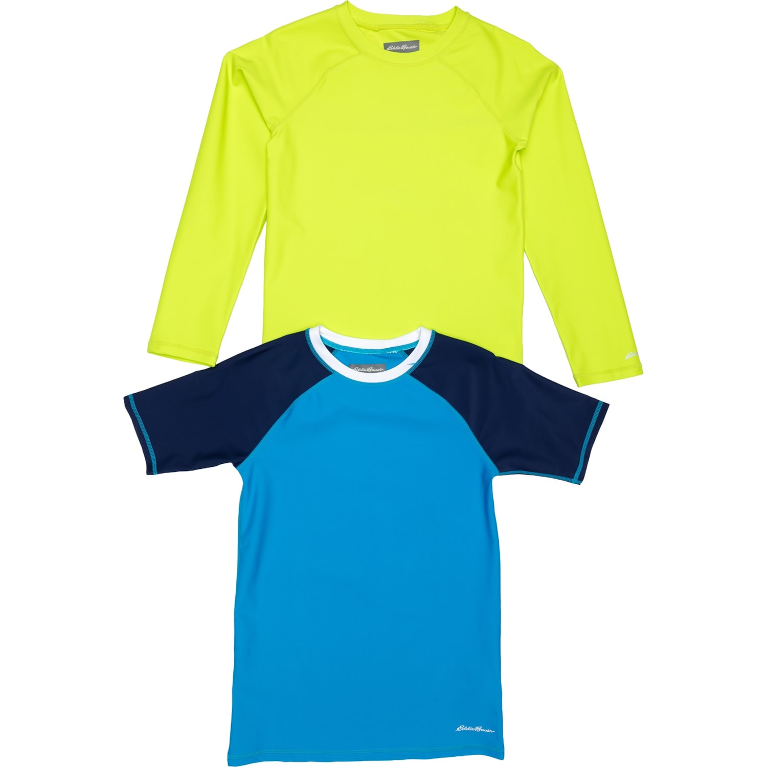 Eddie Bauer Big Boys Sea Spray Rash Guard - 2-Pack - Save 48%