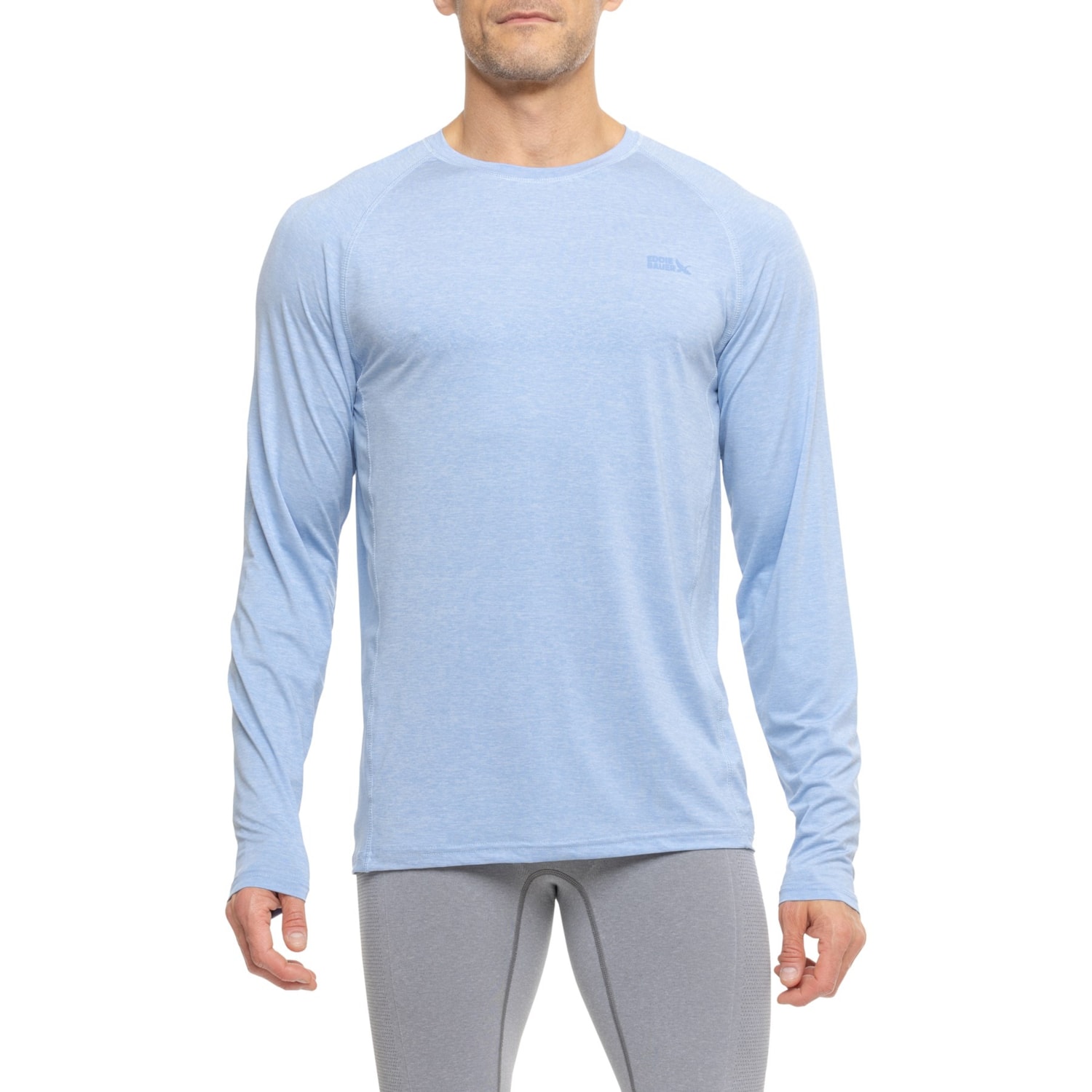 Eddie Bauer Heathered Rash Guard - UPF 40, Long Sleeve - Save 45%