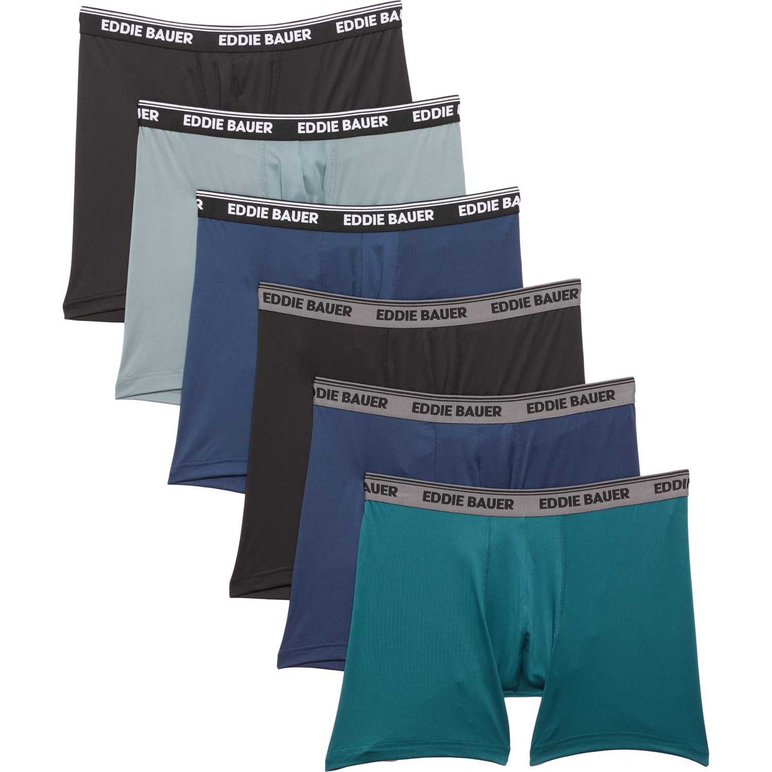 Eddie Bauer High-Performance Boxer Briefs - 6-Pack - Save 50%