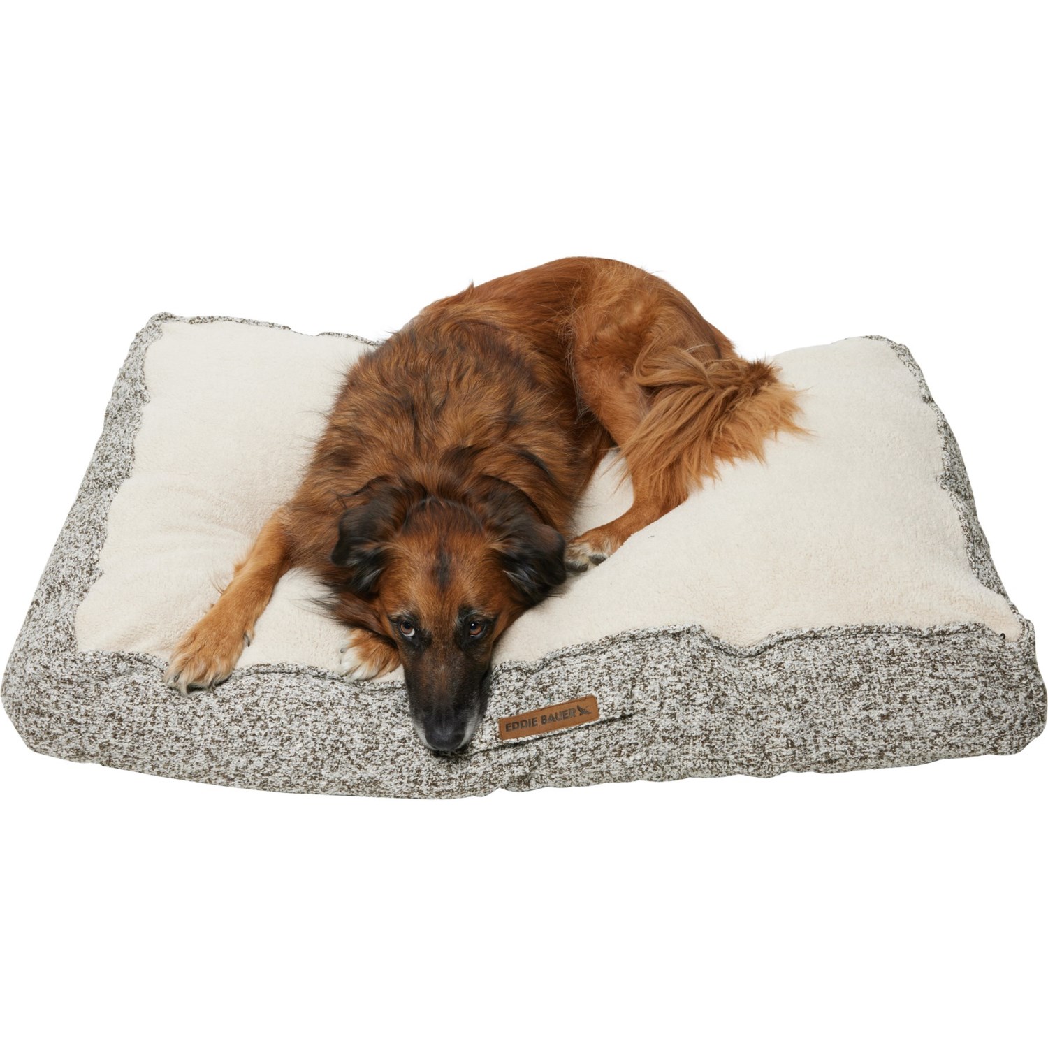 Eddie Bauer Rectangle Sherpa Dog Bed - Extra Large, 42x30” - Save 33%
