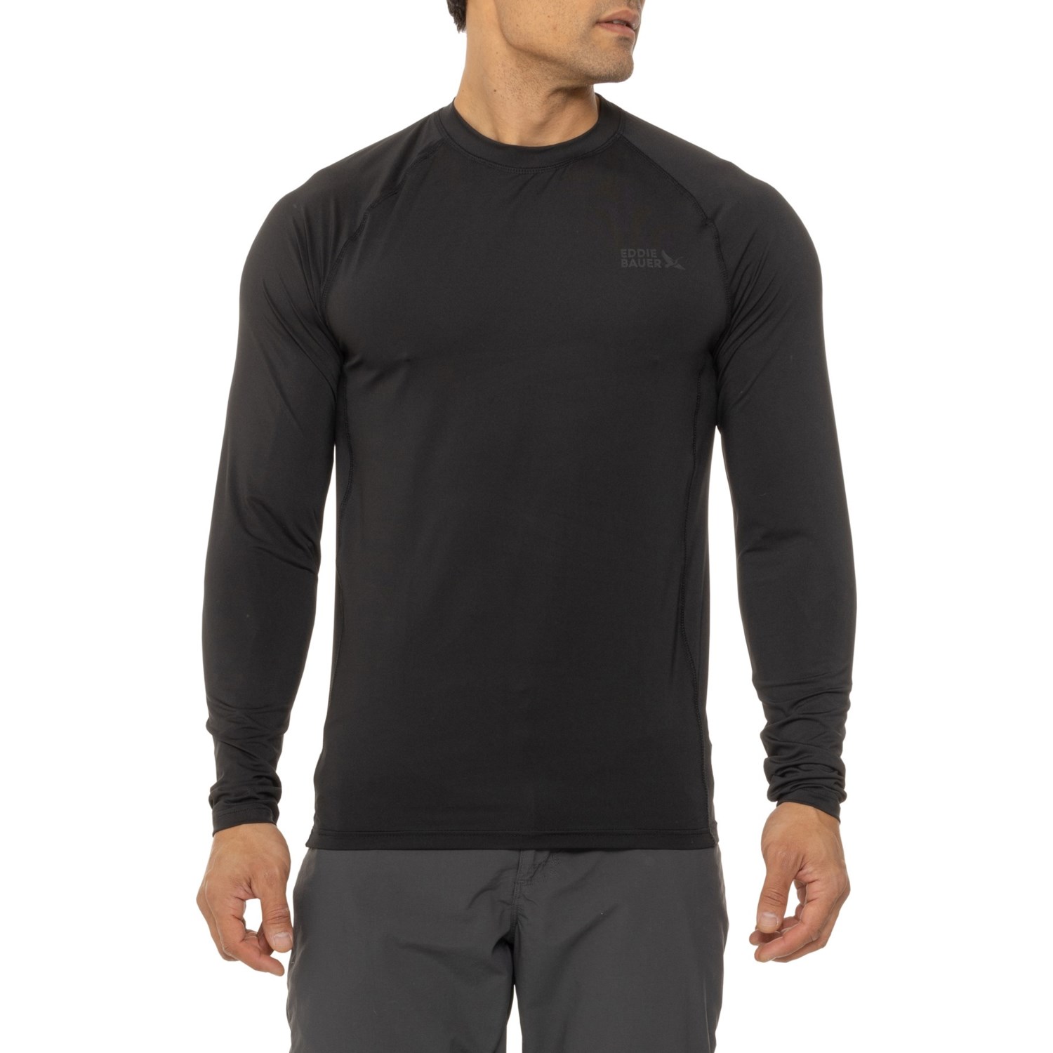 Eddie Bauer Solid Rash Guard - UPF 40, Long Sleeve - Save 35%