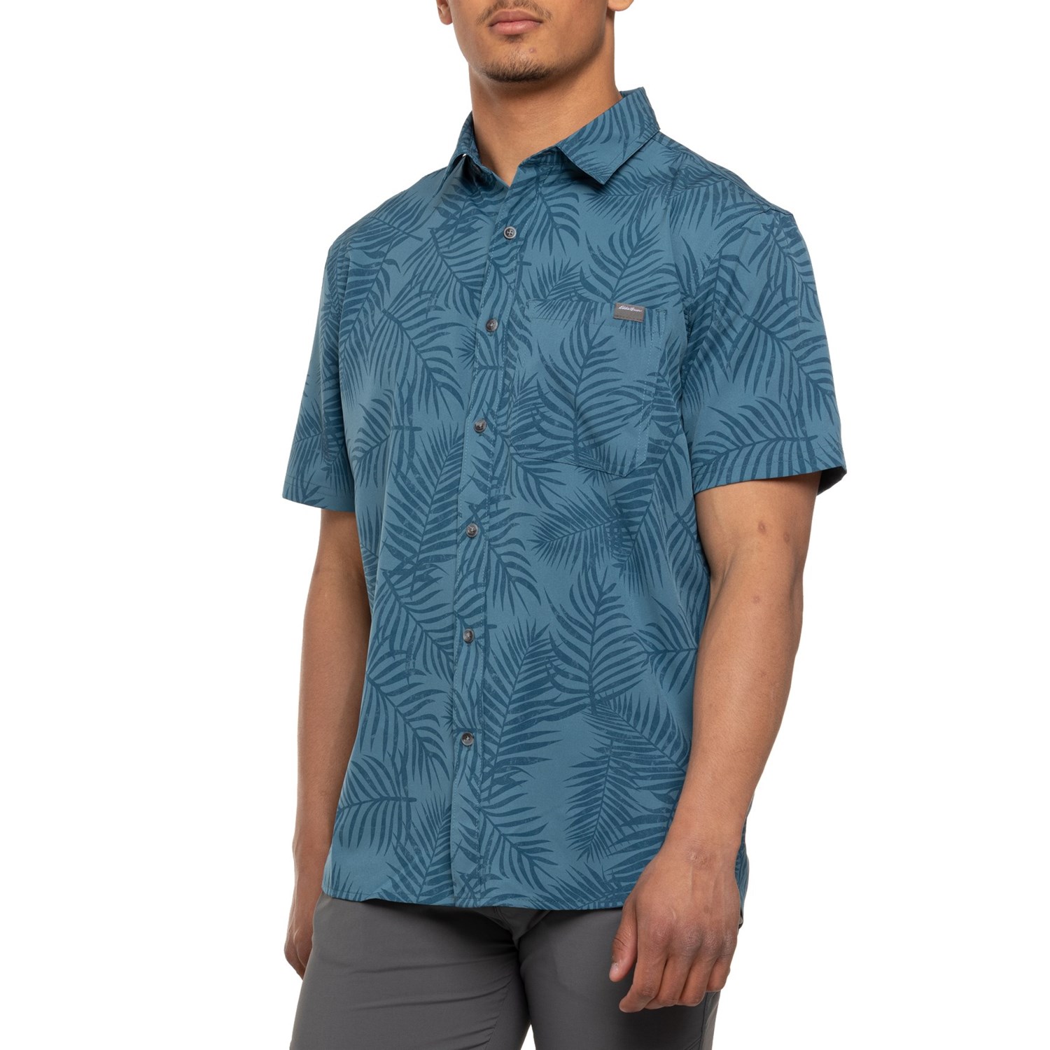 Eddie Bauer Walkers Woven Shirt - Short Sleeve - Save 46%