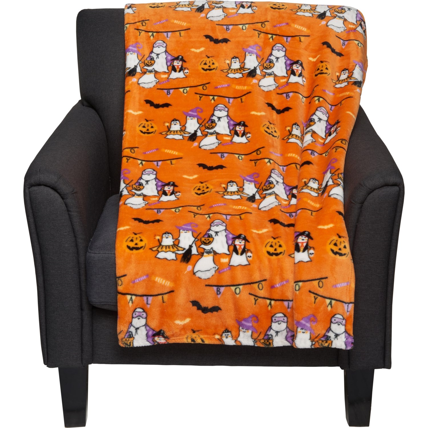 EnVogue Boo Y’all Family Oversized Fleece Throw Blanket - 60x70 ...