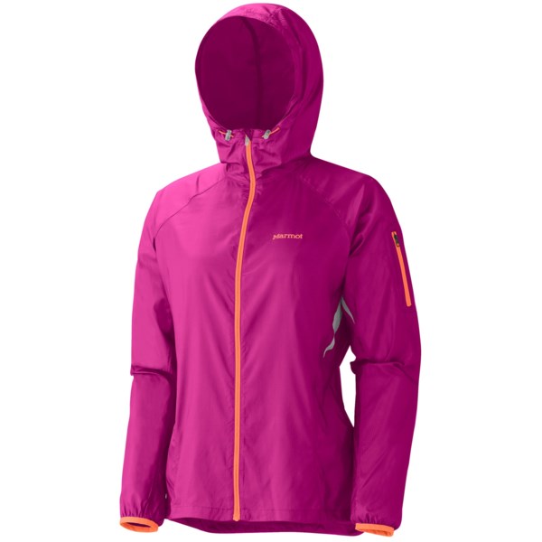 Marmot Trail Wind Hooded Jacket (For Women) | Denim Jacket for Women