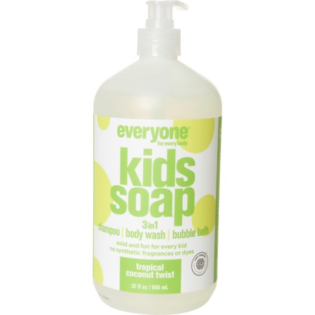 EVERYONE Kids Tropical Twist 3-in-1 Body Soap - 32 oz. - Save 30%