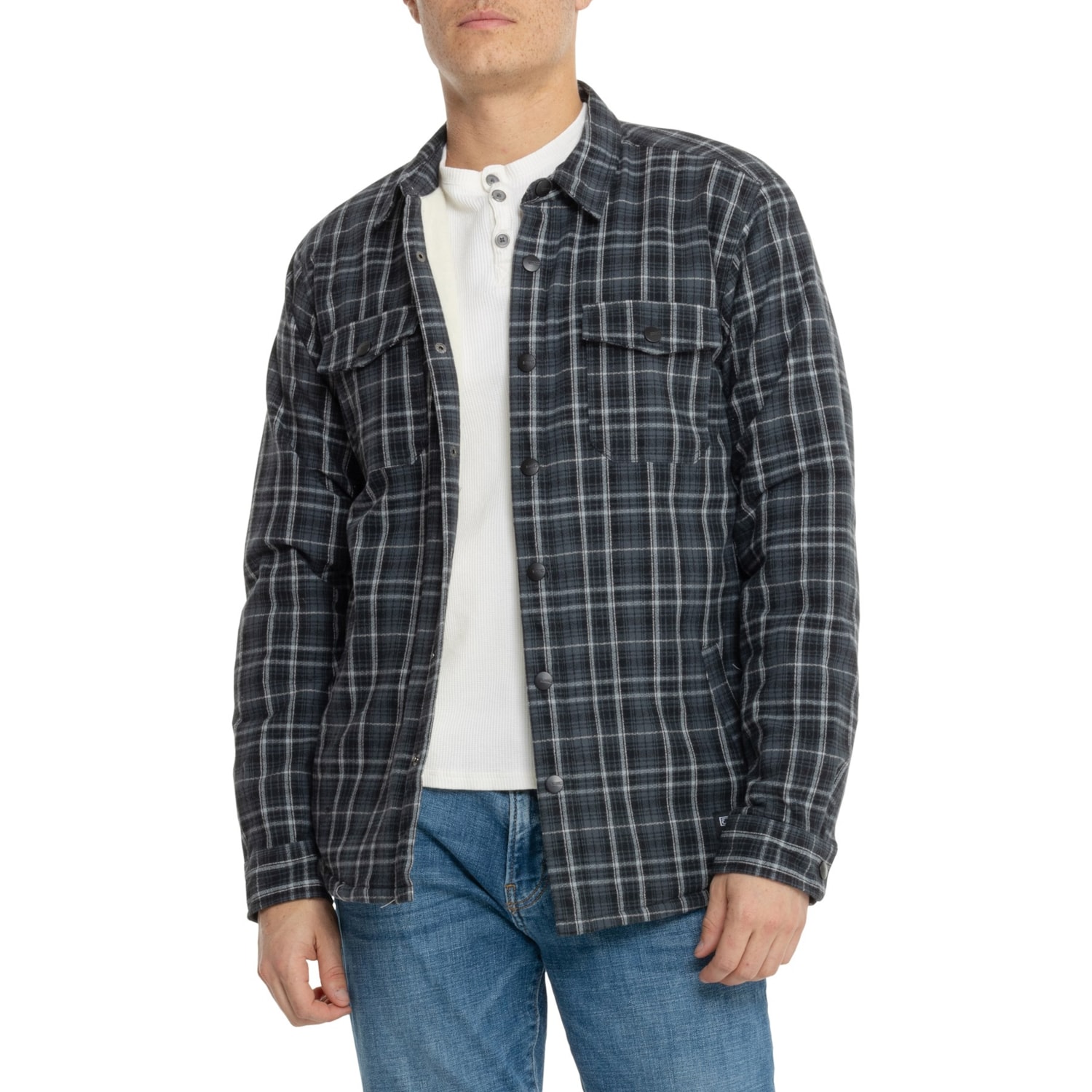 Ezekiel Musket Snap-Front Shirt Jacket - Save 63%
