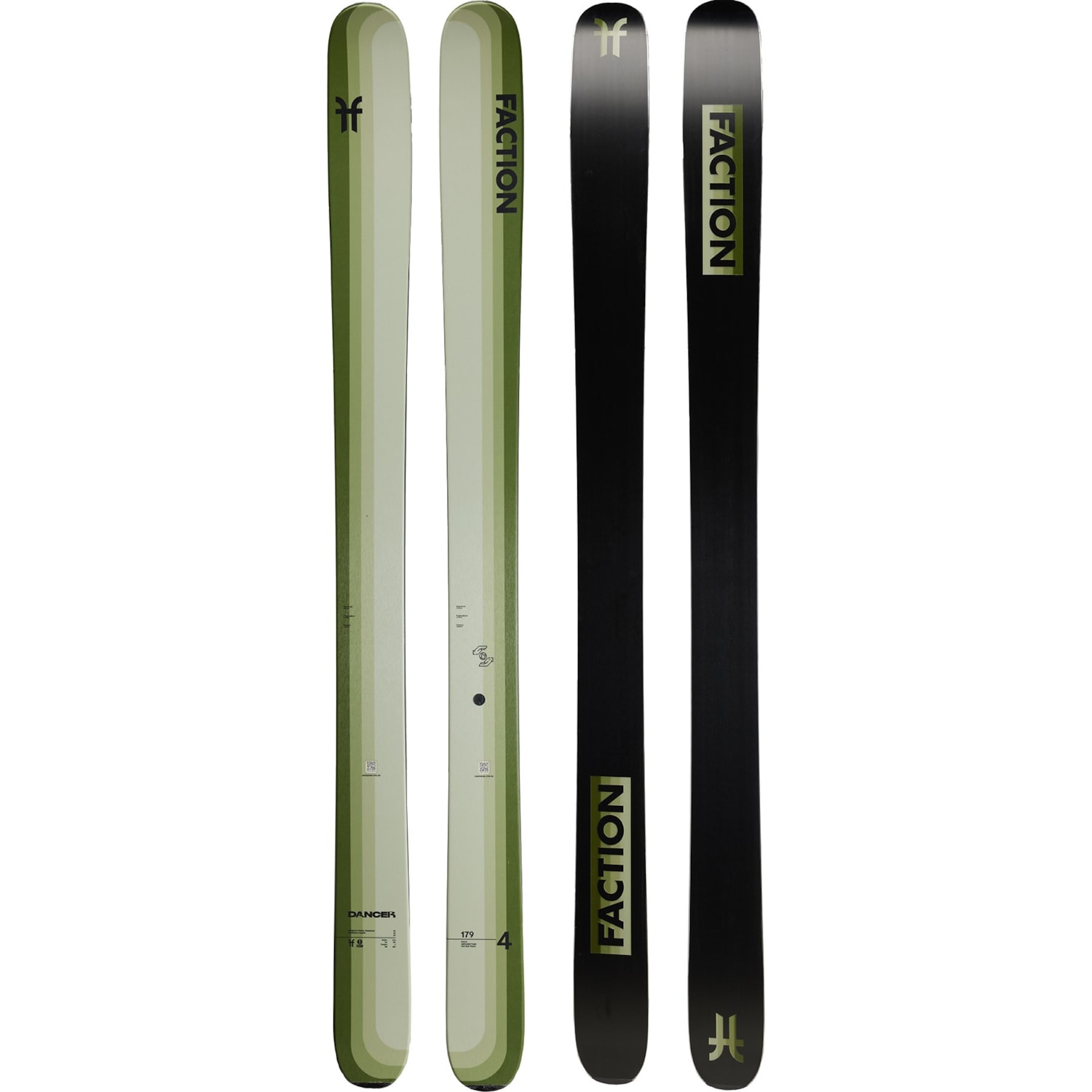 Faction Skis Dancer 4 Alpine Skis (For Men and Women) - Save 36%