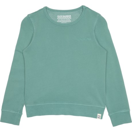 Fair Harbor Big Boys Saltaire French Terry Sweatshirt - Organic Cotton ...
