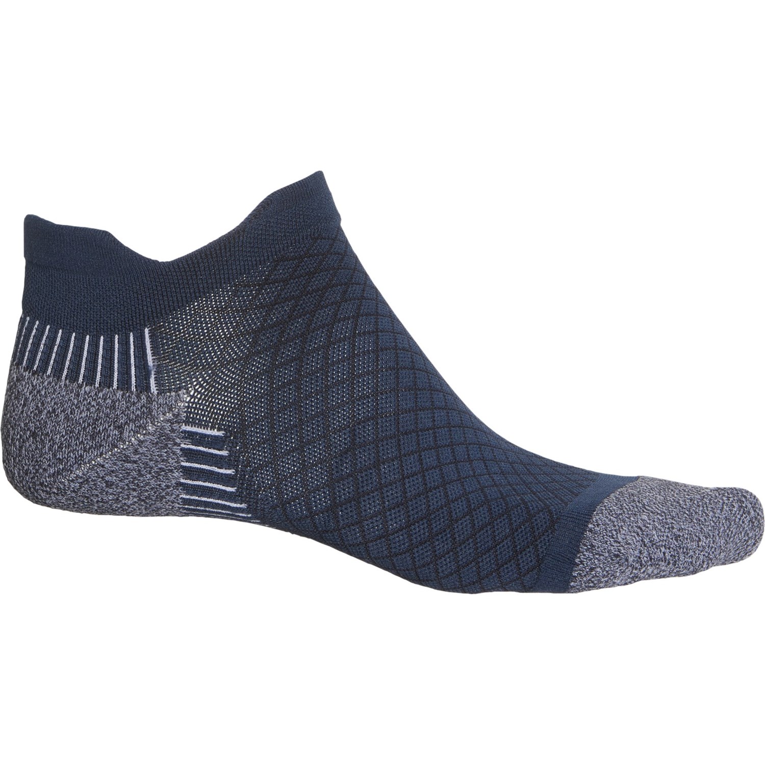 Feetures Plantar Fasciitis Light Cushion No-Show Tab Socks (For Men)