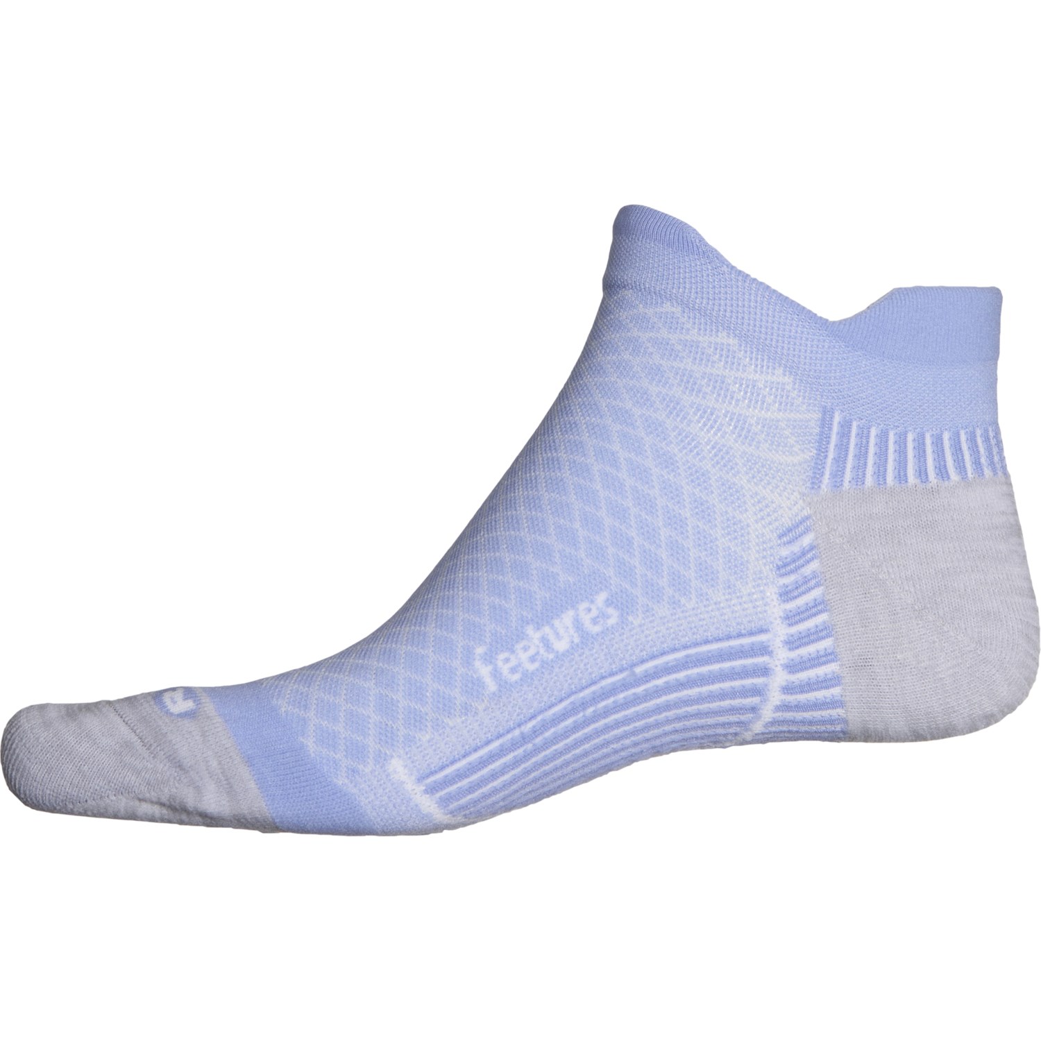 Feetures Plantar Fasciitis Light Cushion No-Show Tab Socks (For Men)