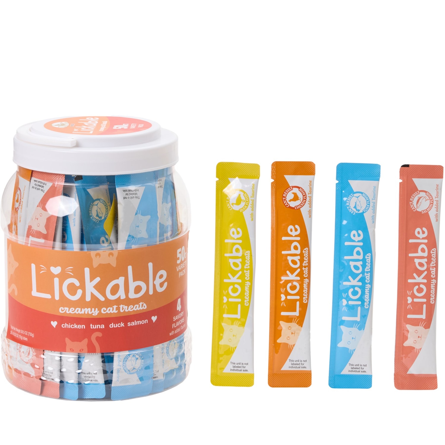 Fieldcrest Farms Lickable Creamy Cat Treats - 50-Count - Save 32%