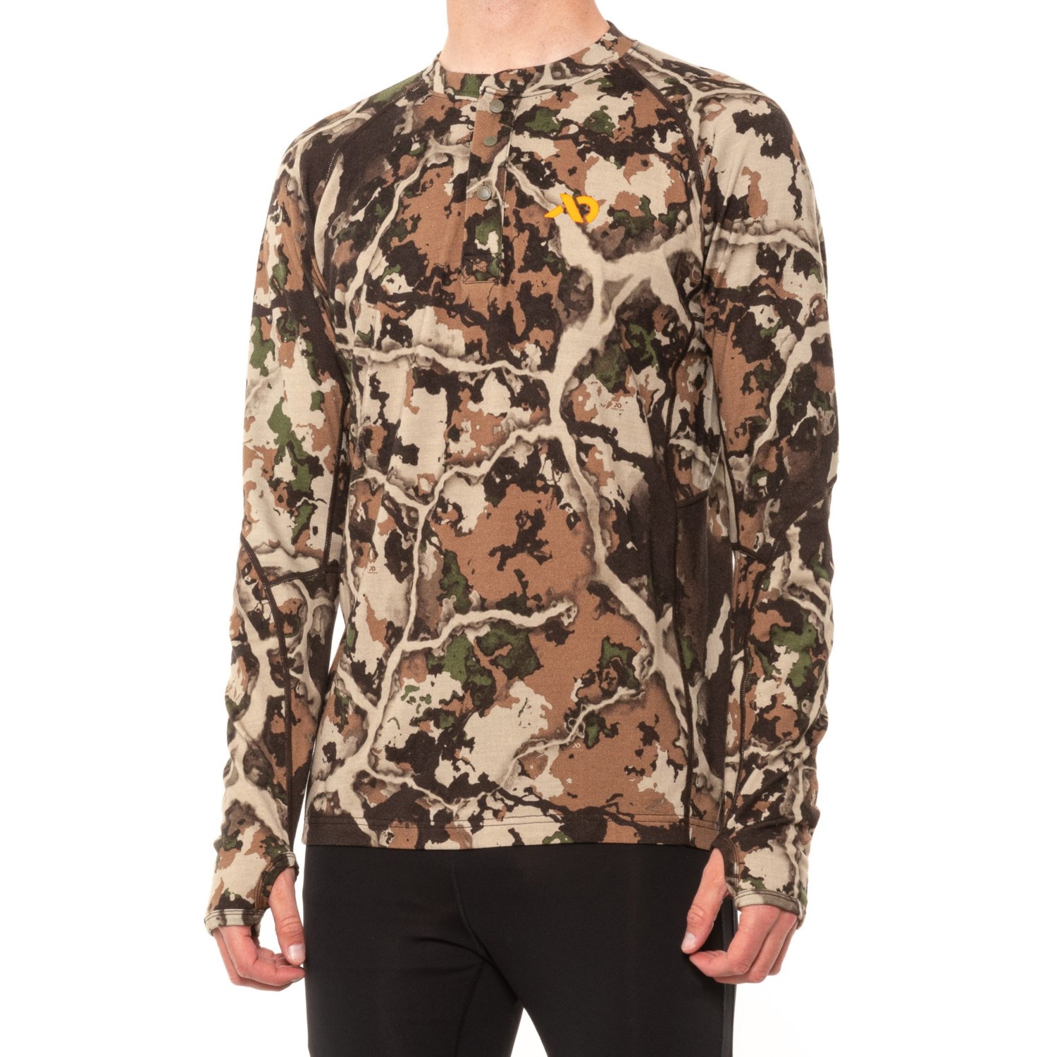 First Lite Fuse Henley Base Layer Top (For Men) - Save 47%