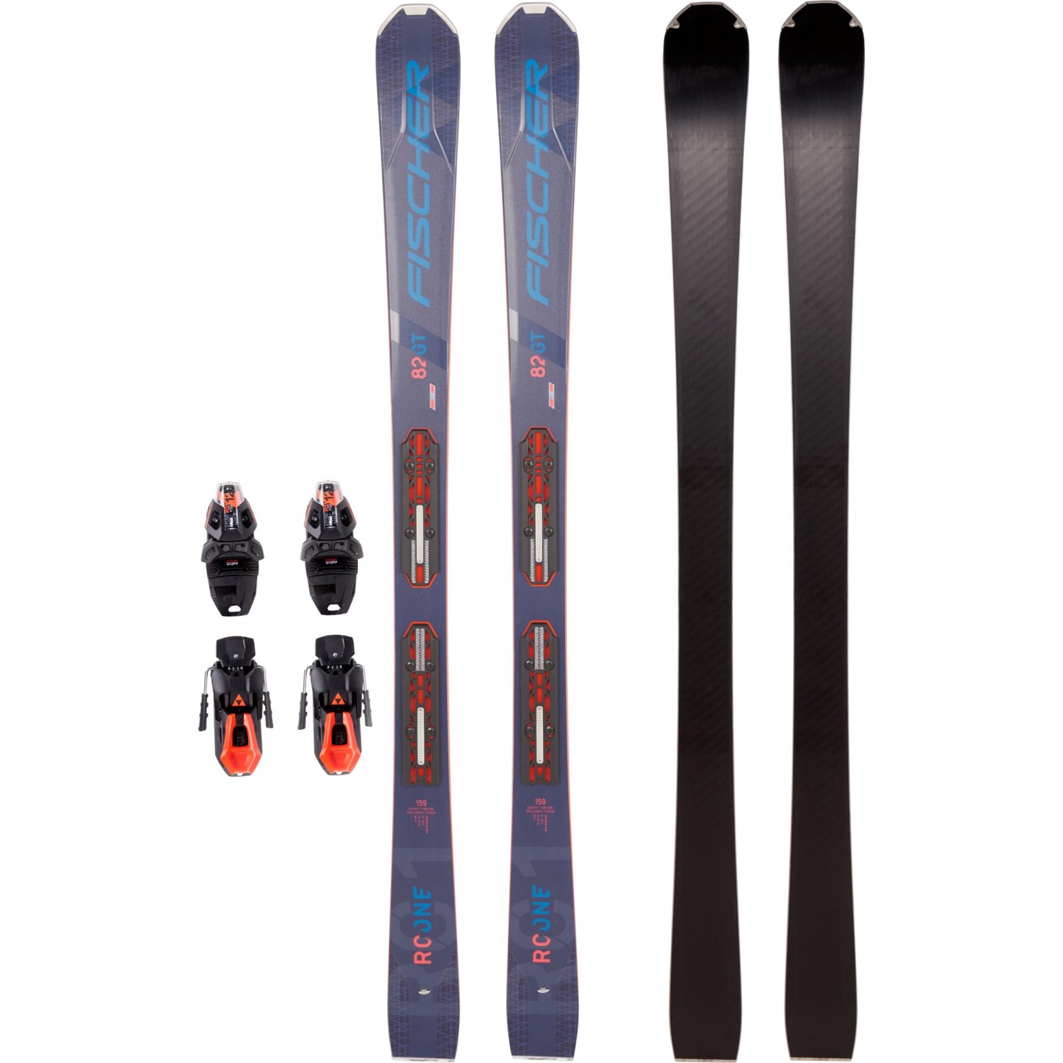 Fischer RC One 82 GT TPR+RSW 11 PR Alpine Skis (For Men) - Save 20%
