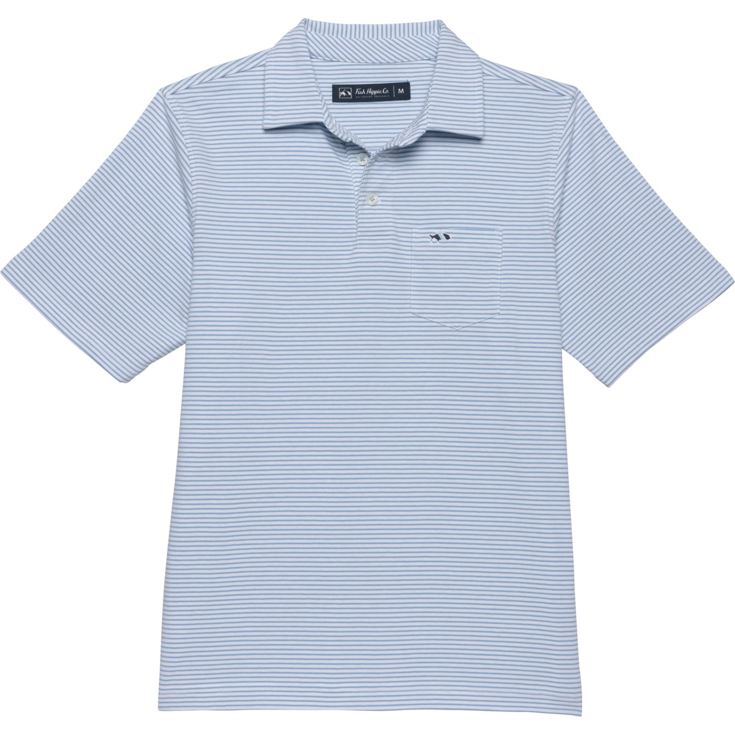 Fish Hippie Big Boys Pamlico Polo Shirt - Short Sleeve - Save 74%